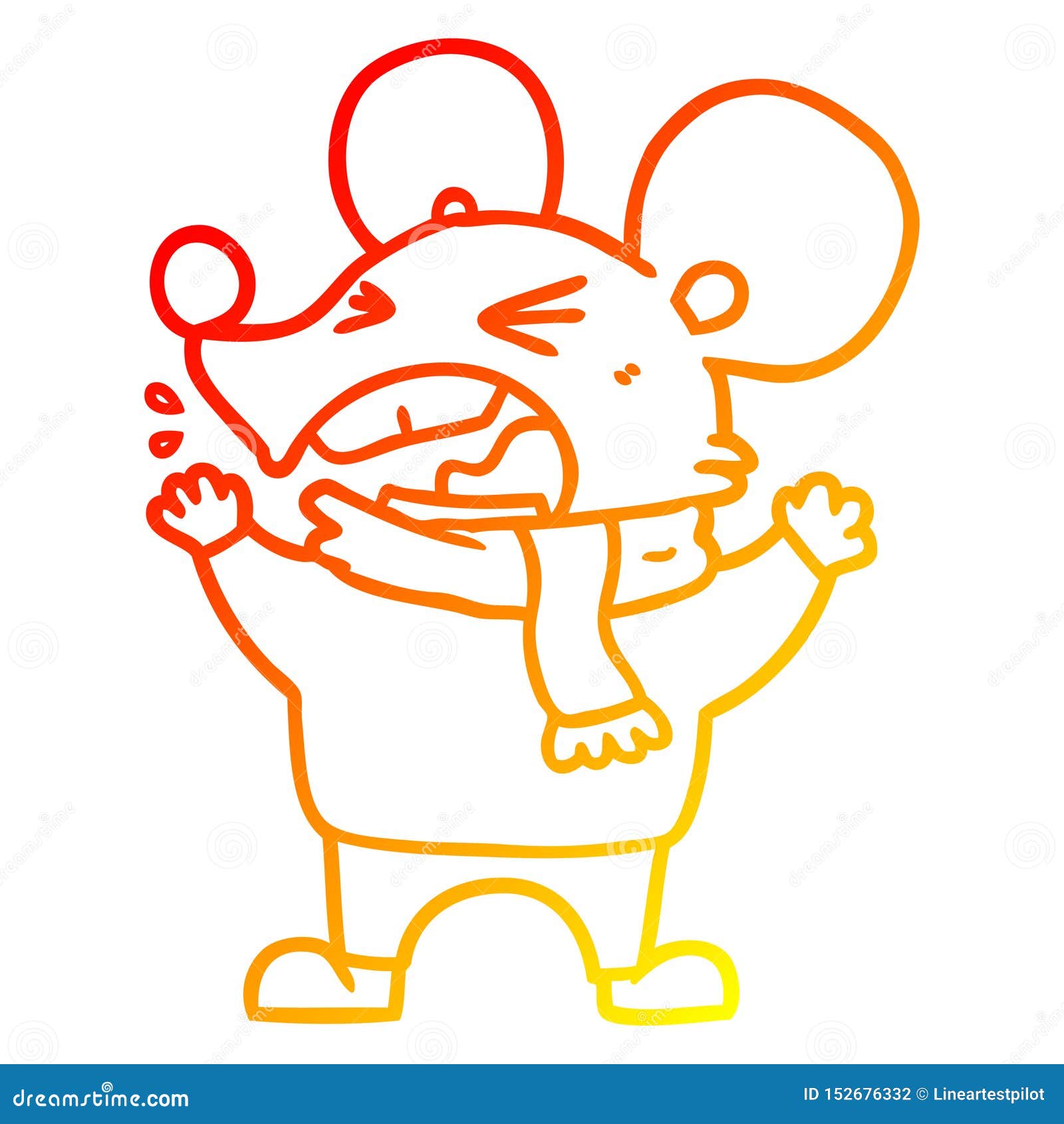 Angry Mouse Face Emoji Flat Icon Vector Illustration | CartoonDealer ...