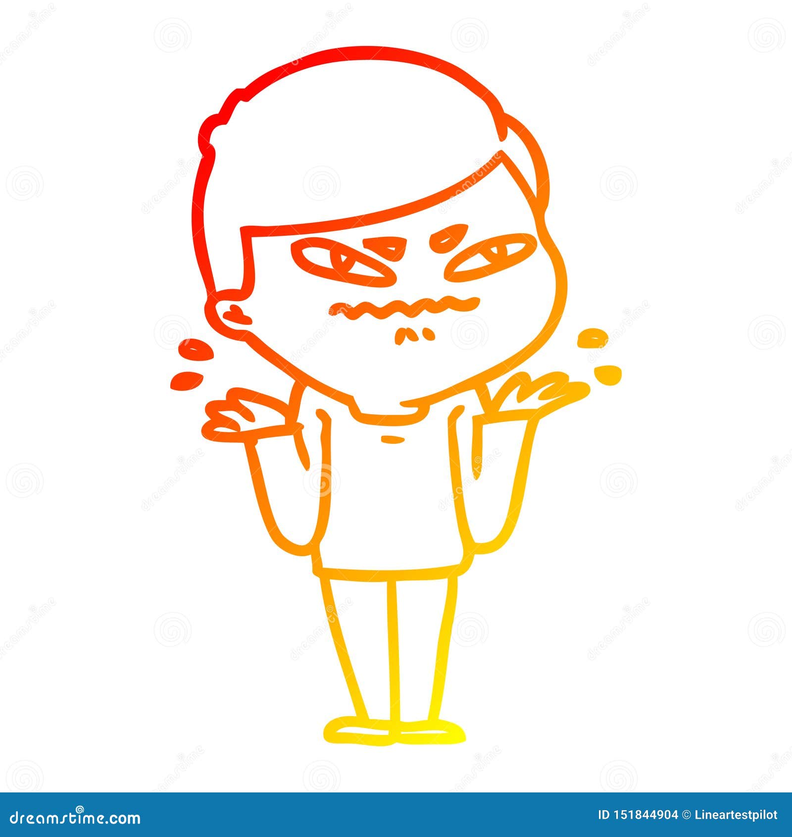 Exasperated Cartoon | CartoonDealer.com #46387585