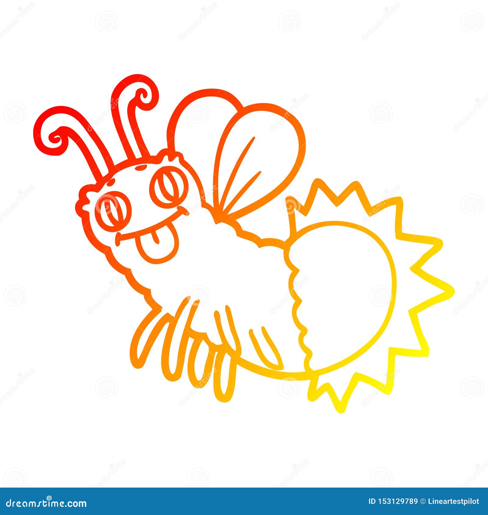 Cartoon Of Firefly | CartoonDealer.com #86046023