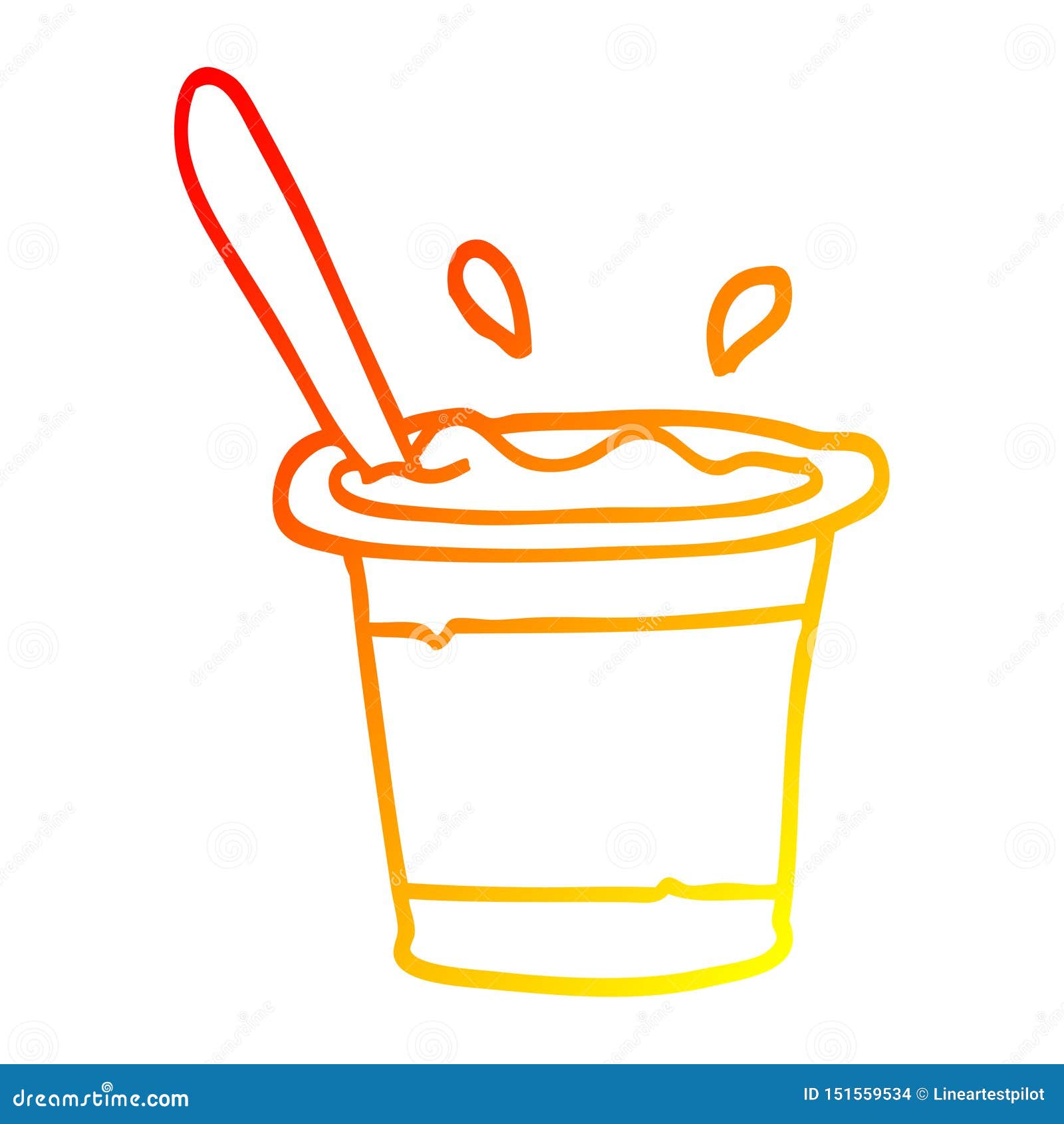 Yogurt Line Drawing Stock Illustrations – 625 Yogurt Line Drawing Stock ...