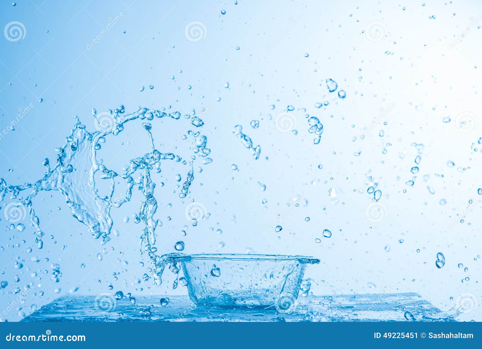 Creative Water splash stock image. Image of transparent - 49225451