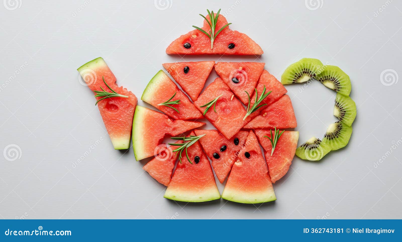 Creative Watermelon Layout Royalty-Free Stock Photo | CartoonDealer.com ...
