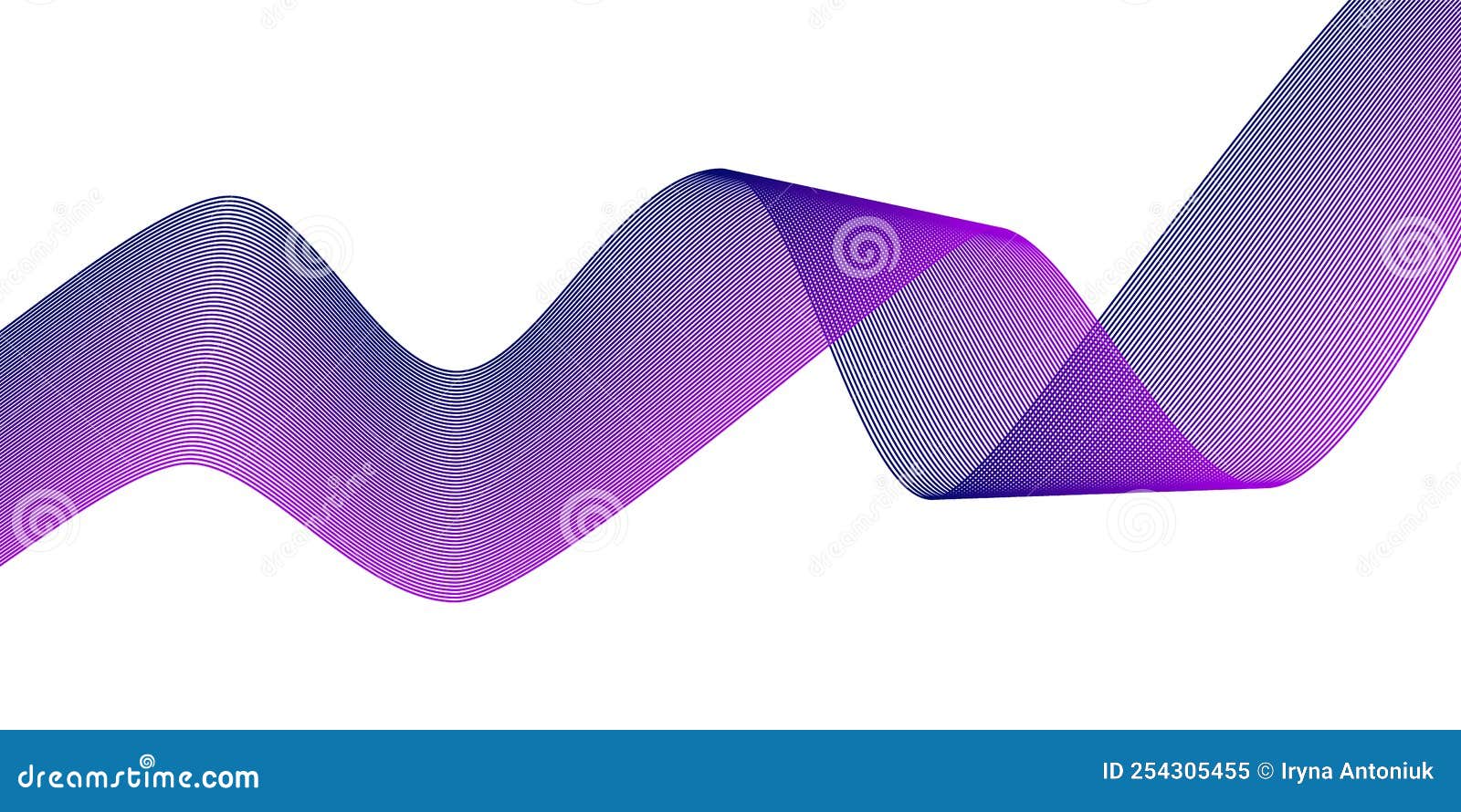 Creative Wave of Many Purple Lines on a White Background Isolated ...
