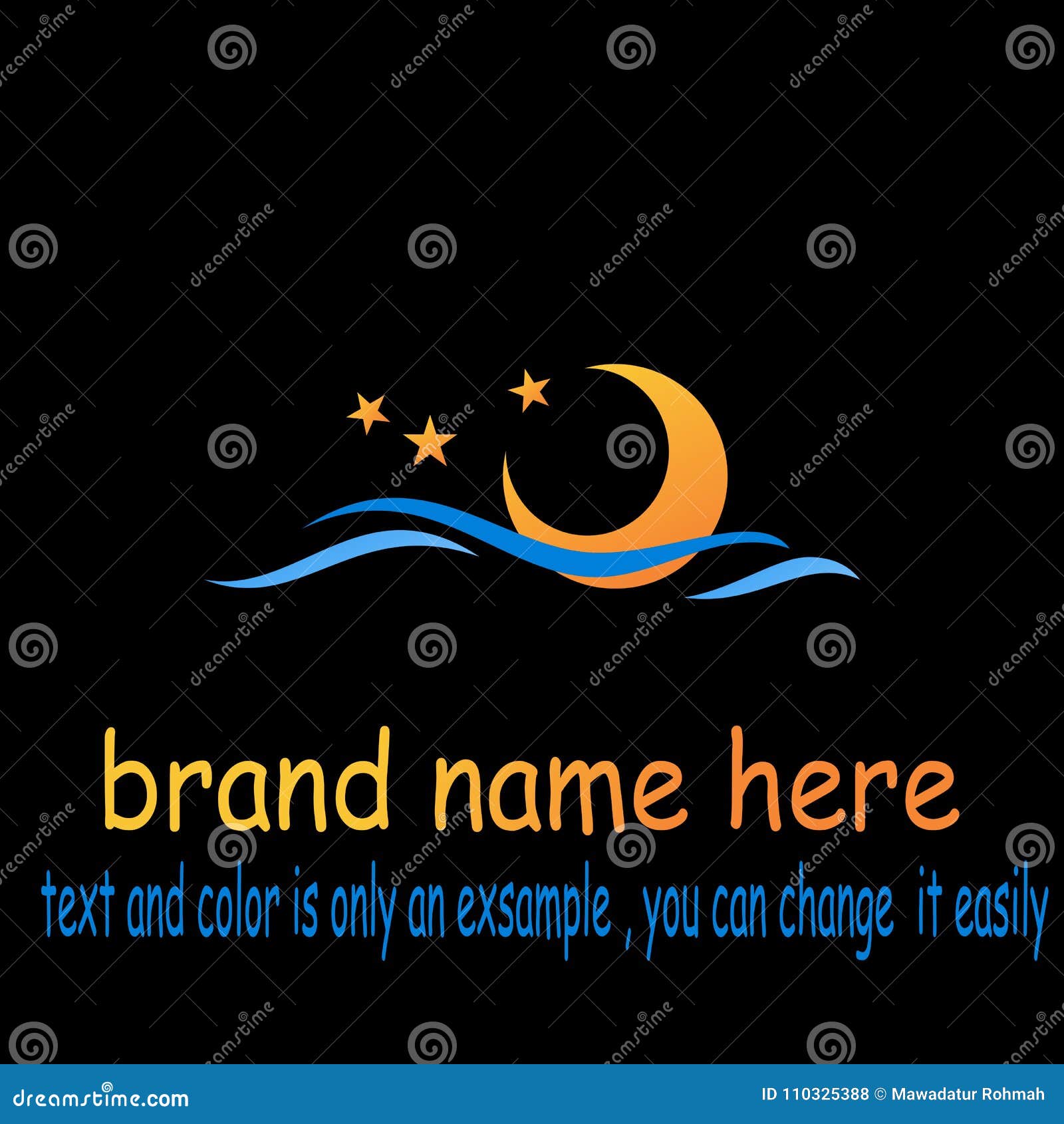 Creative Wave Star Logo Vector Stock Vector - Illustration of graphic ...