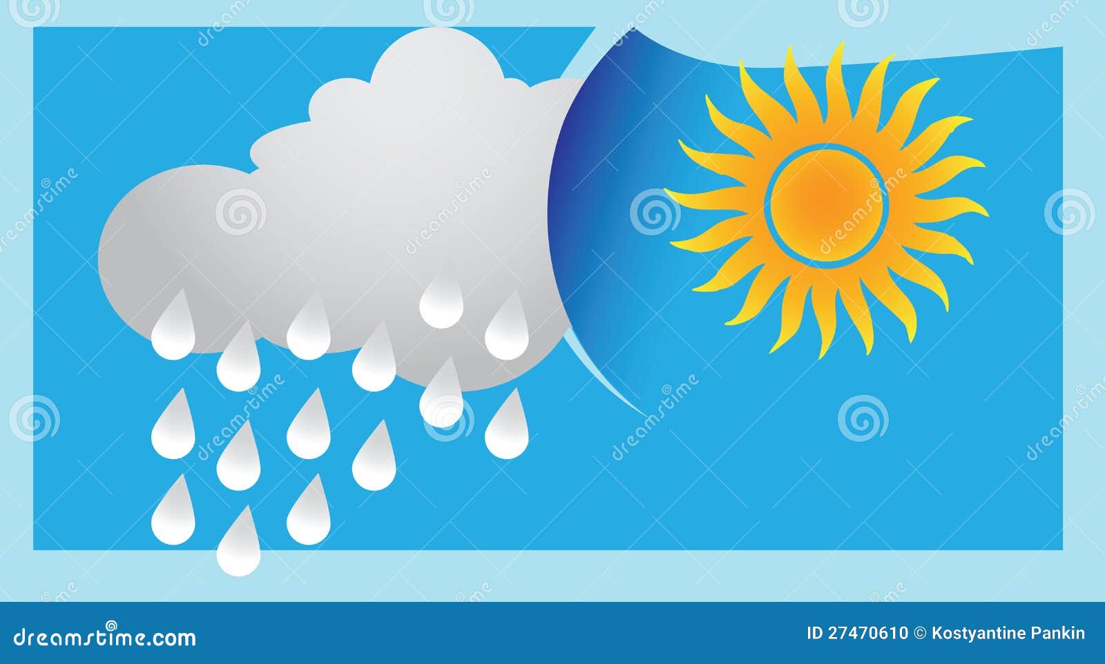 Creative weather stock vector. Illustration of design - 27470610
