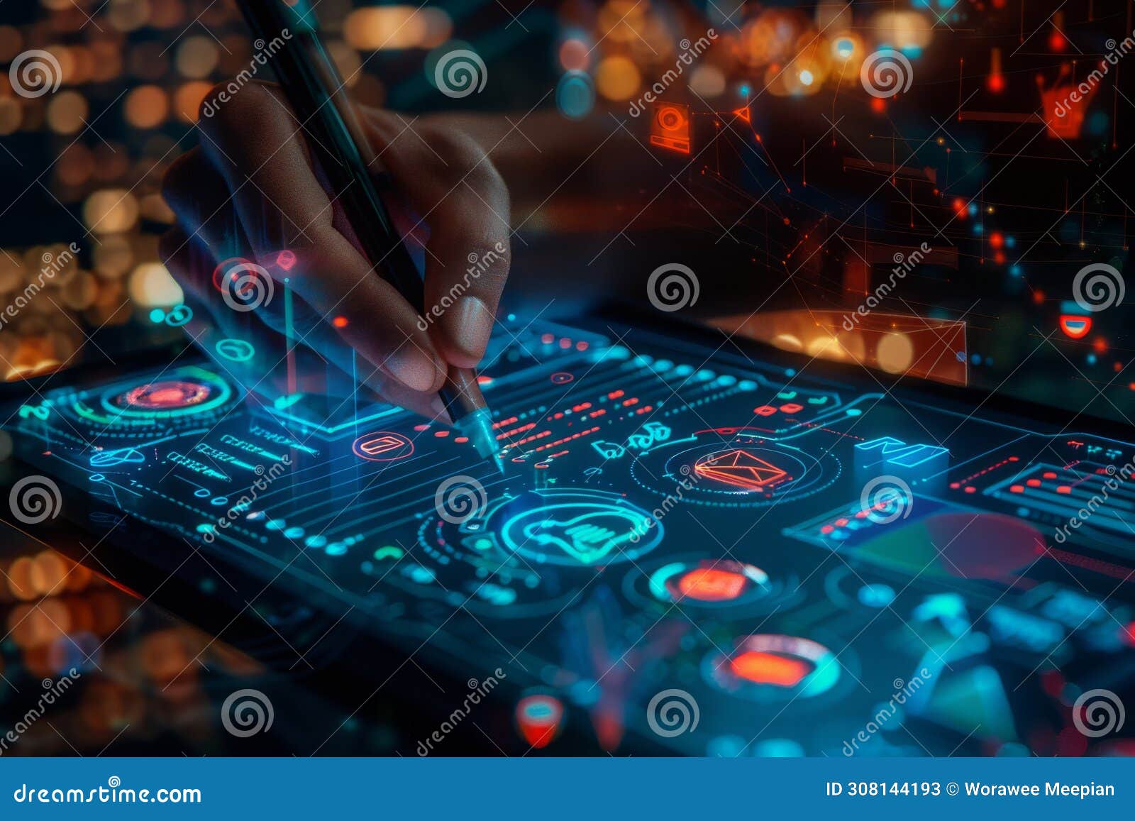 Creative Web, Graphic Designer Planning Concept. Generative AI Stock ...