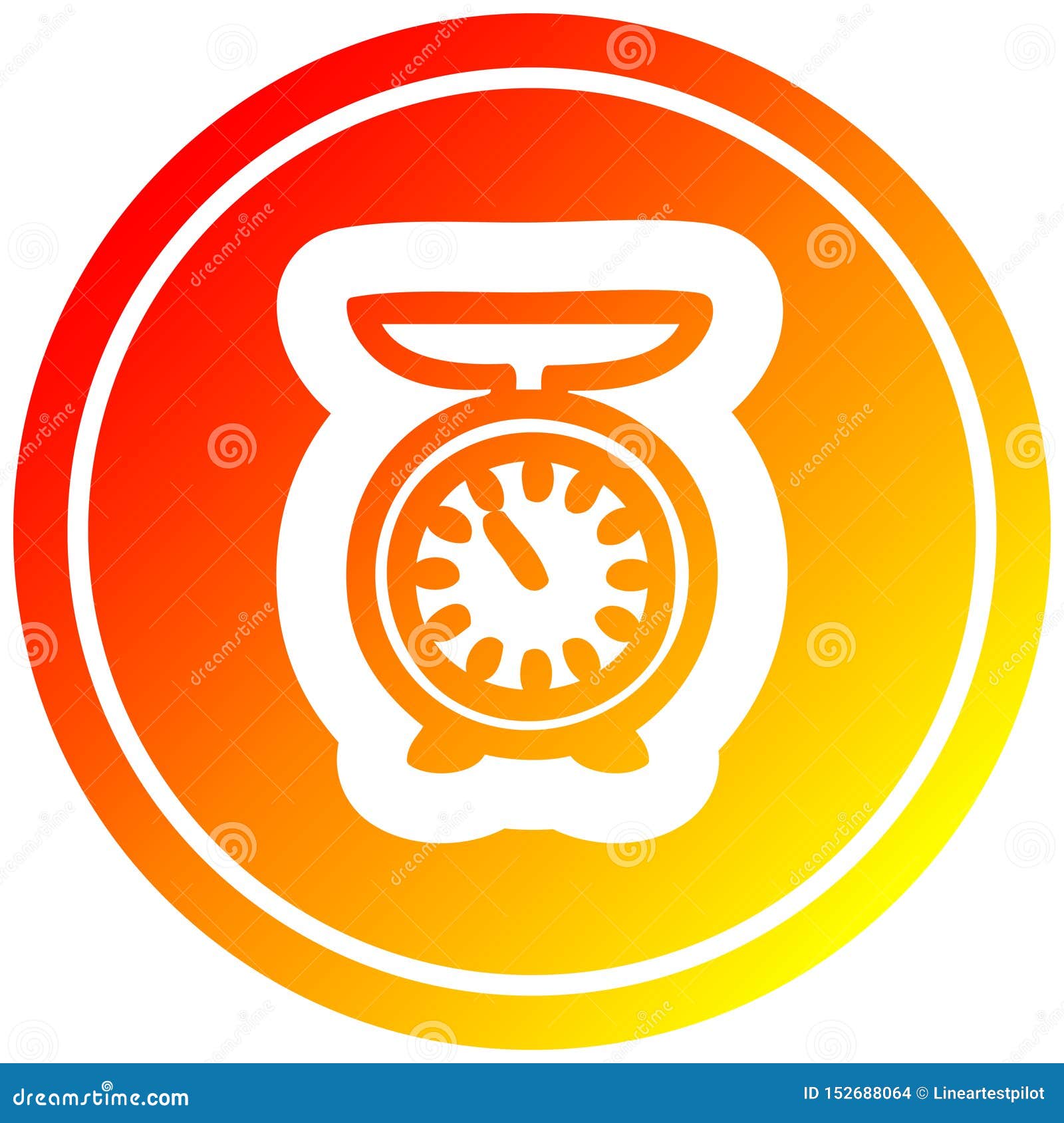 A Creative Weighing Scales Circular in Hot Gradient Spectrum Stock ...