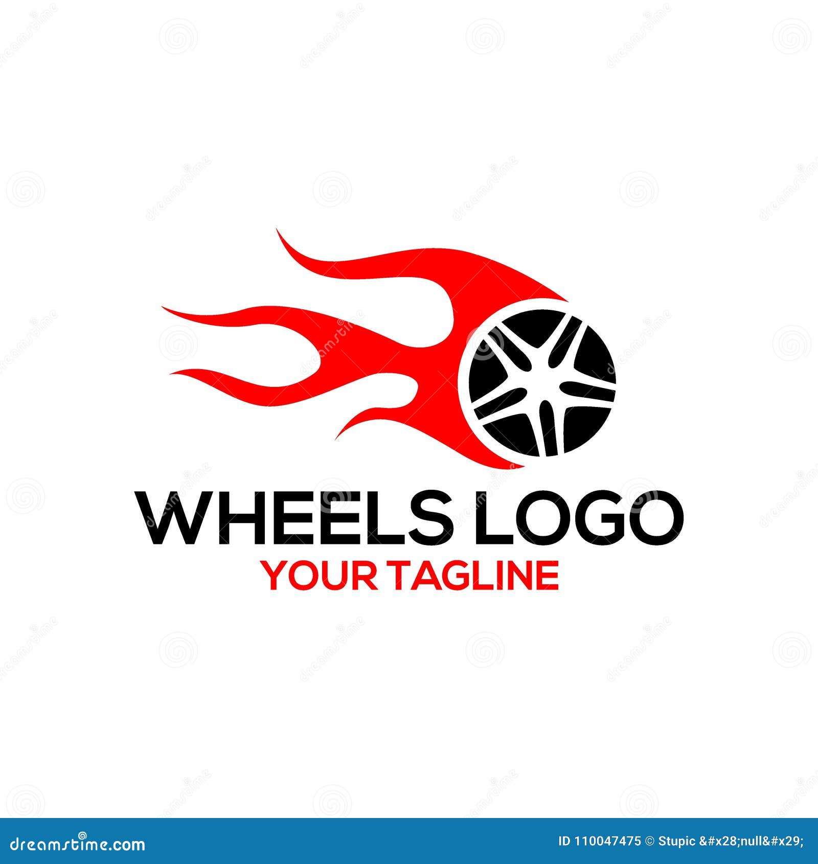 Creative Wheels Logo Vector Art Logo Stock Illustration - Illustration ...