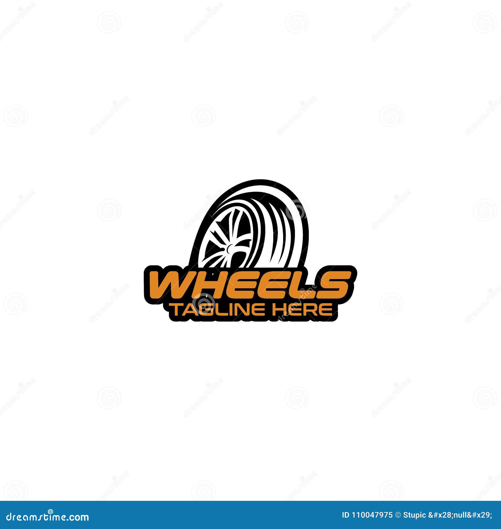 Creative Wheels Logo Vector Art Logo Stock Illustration - Illustration ...