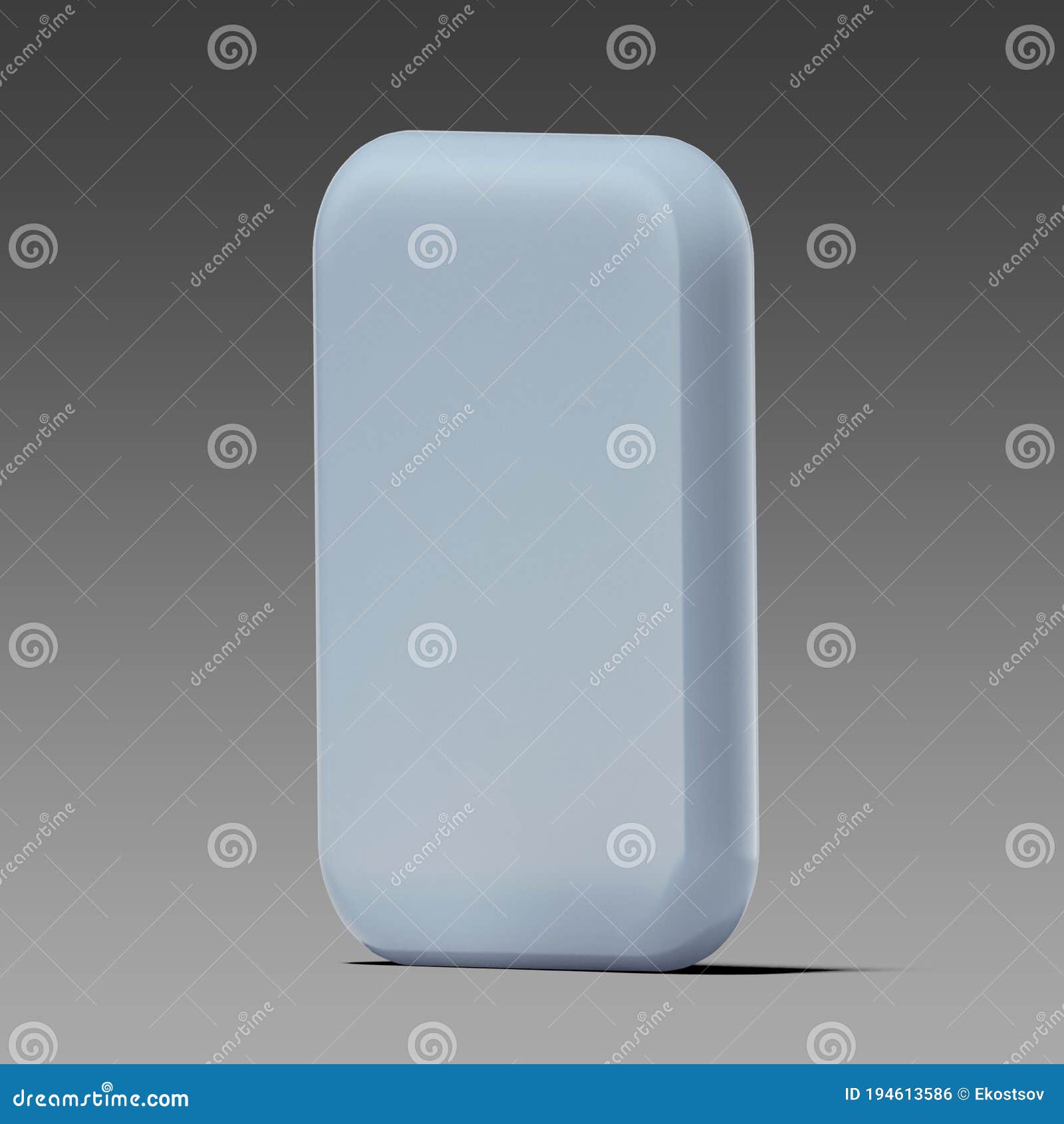 Creative White Glossy Plastic Rectangular Abstract Geometric Figure ...