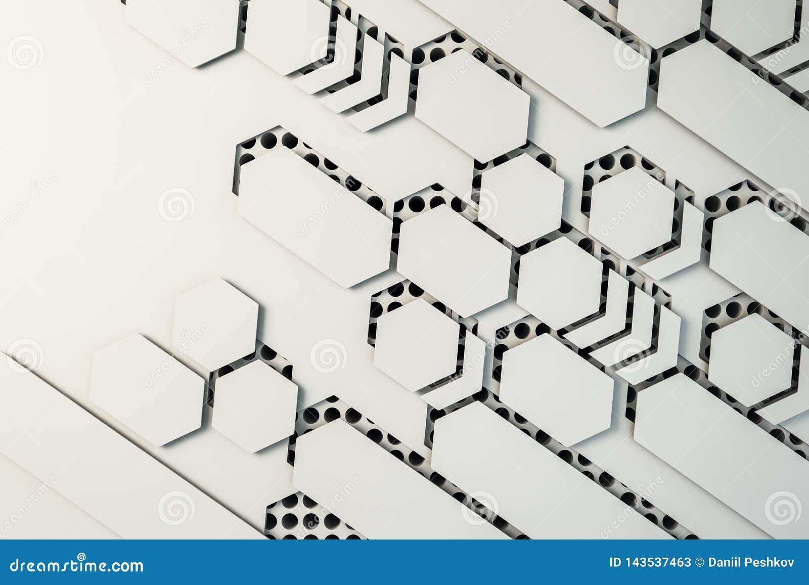 Creative White Mosaic Wallpaper Stock Illustration - Illustration of ...
