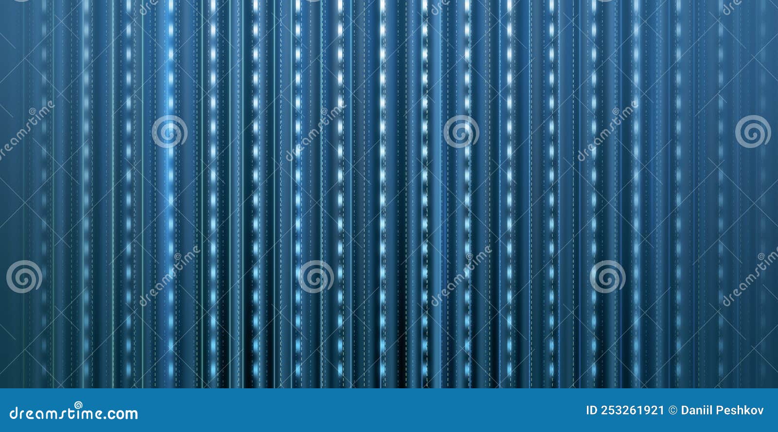 Creative Wide Blue Tech Lines Background. Design and Technology Concept ...