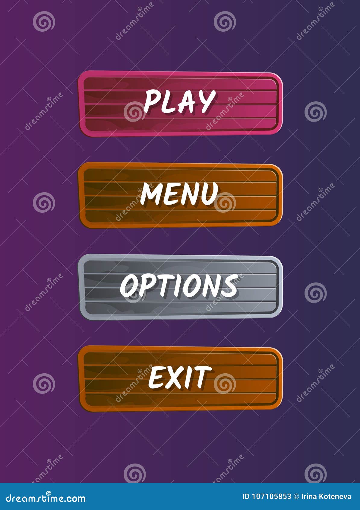 Creative Windows Options Isolated Set Stock Vector - Illustration of ...