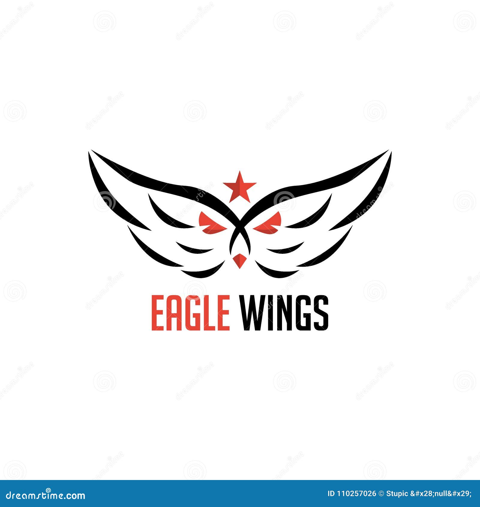 Creative Wings Logo Vector Art Logo Stock Illustration - Illustration ...