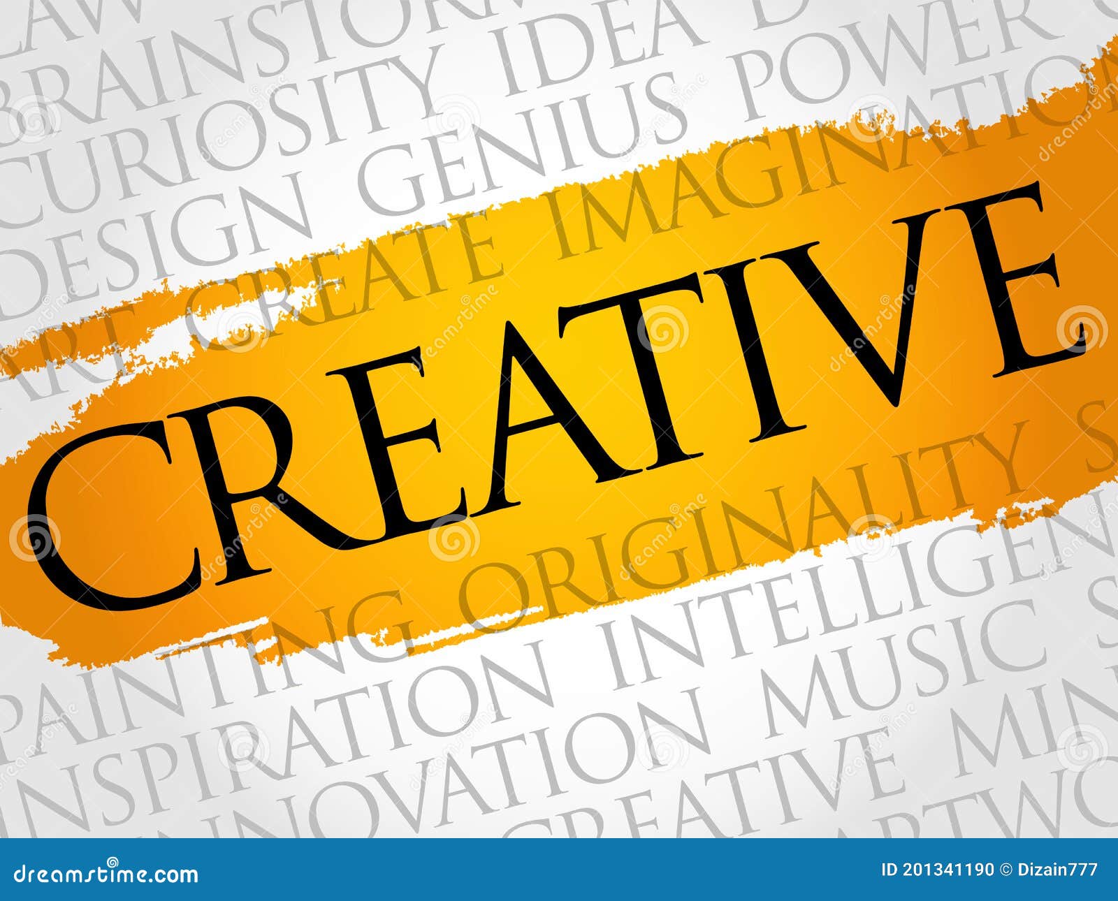 Creative Word Cloud Collage Stock Illustration - Illustration of ...