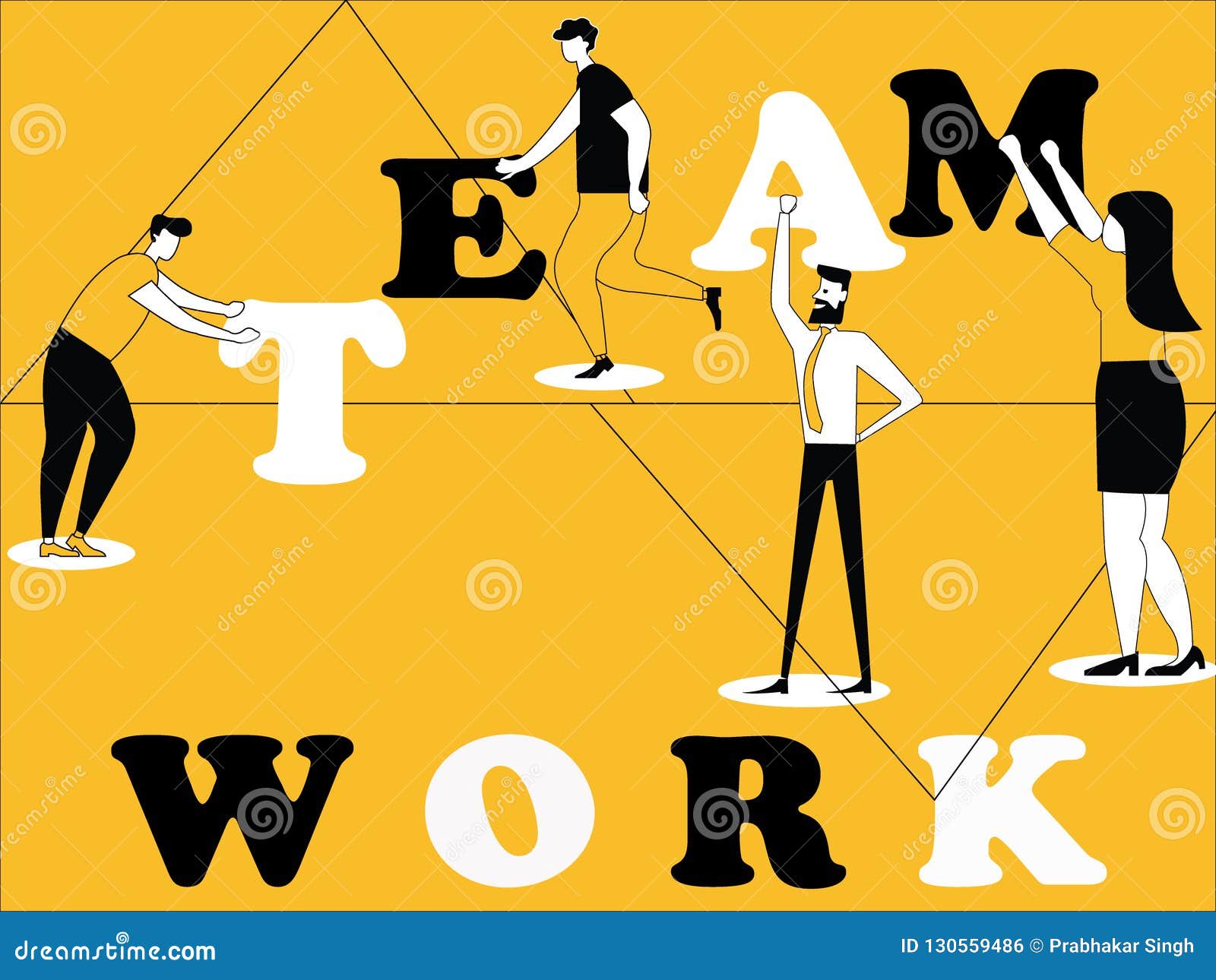 Collaboration Cartoon