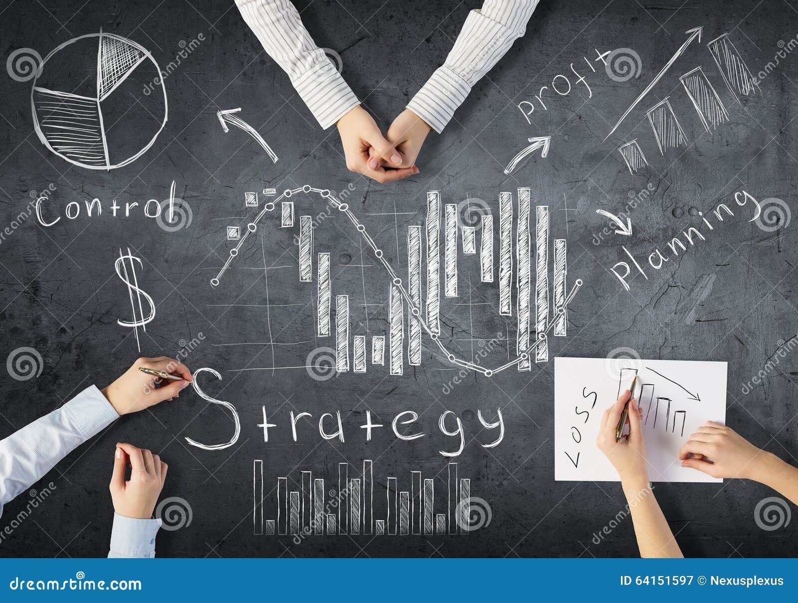 Creative Work of Business Team Stock Image - Image of concept, idea ...