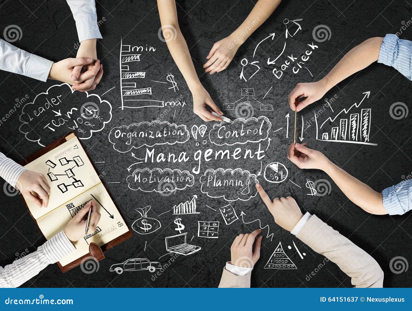 Creative Work of Business Team Stock Image - Image of plan, discussion ...