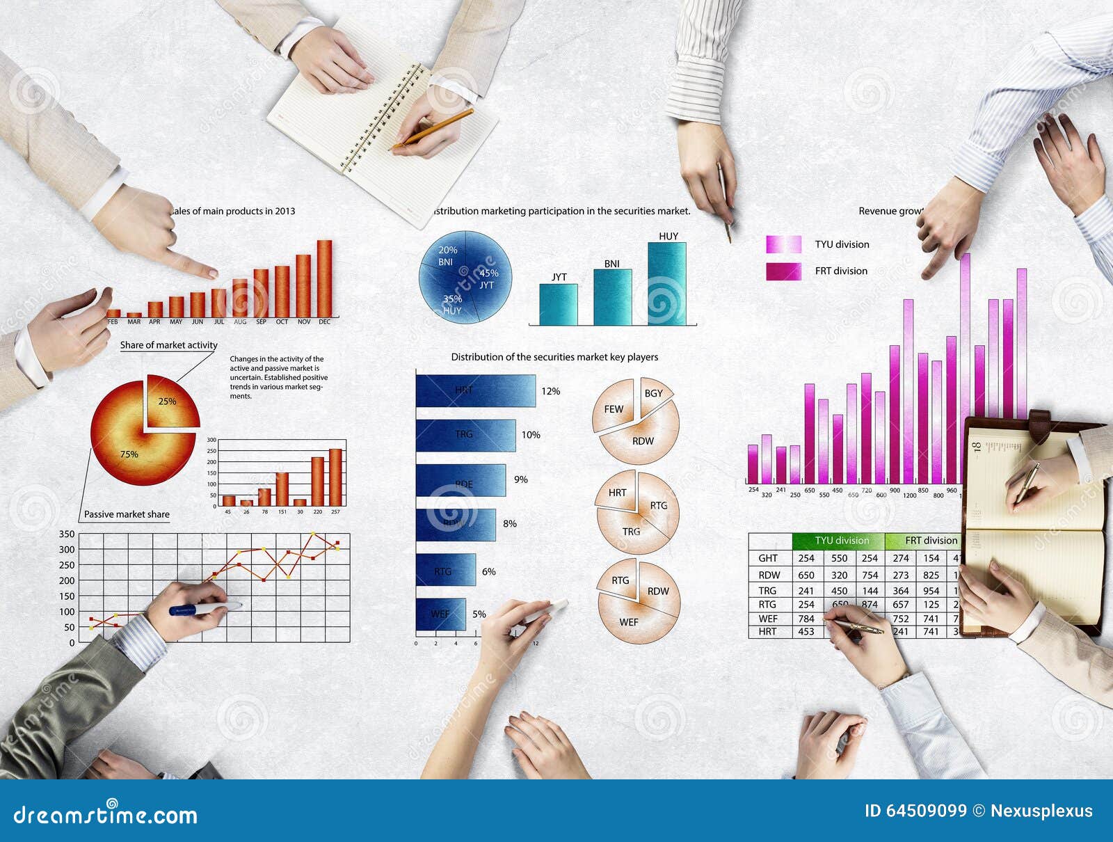 Creative Work of Business Team Stock Image - Image of plan, office ...