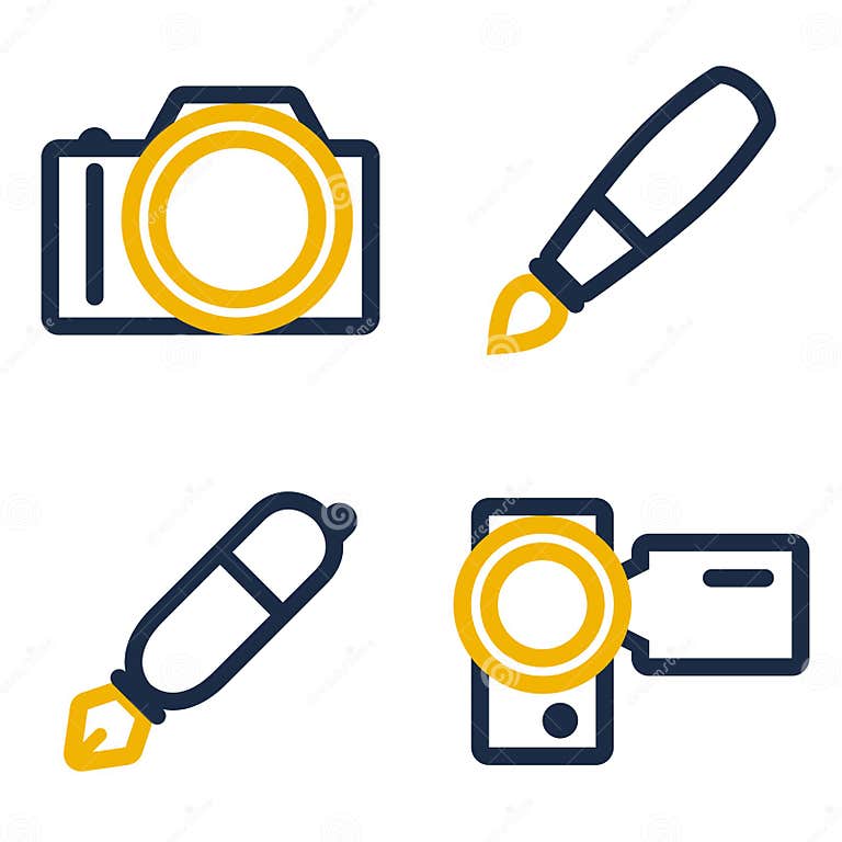 Creative work tools stock vector. Illustration of icon - 16868451