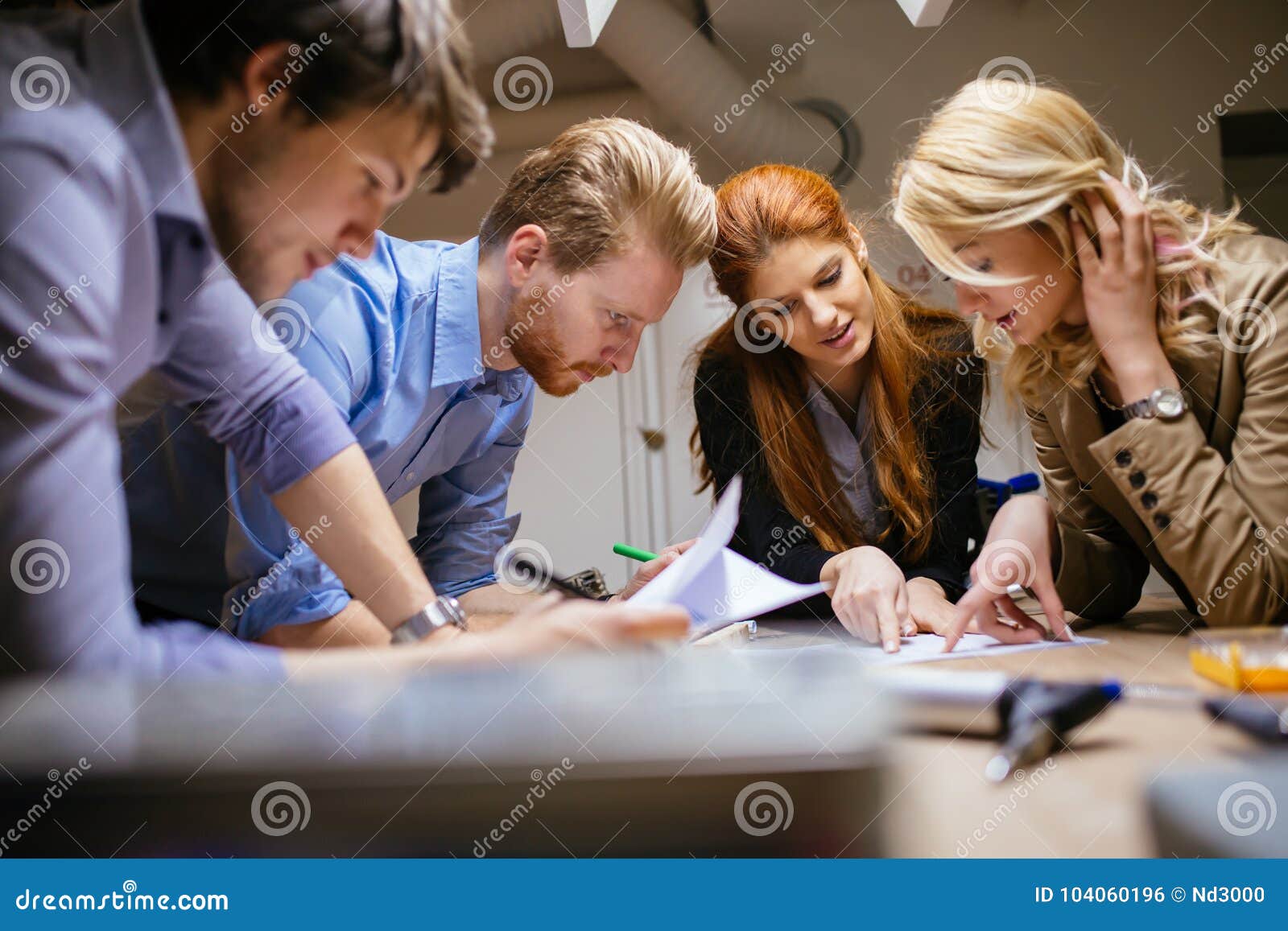 Creative Workers Designing and Planing Stock Photo - Image of ...
