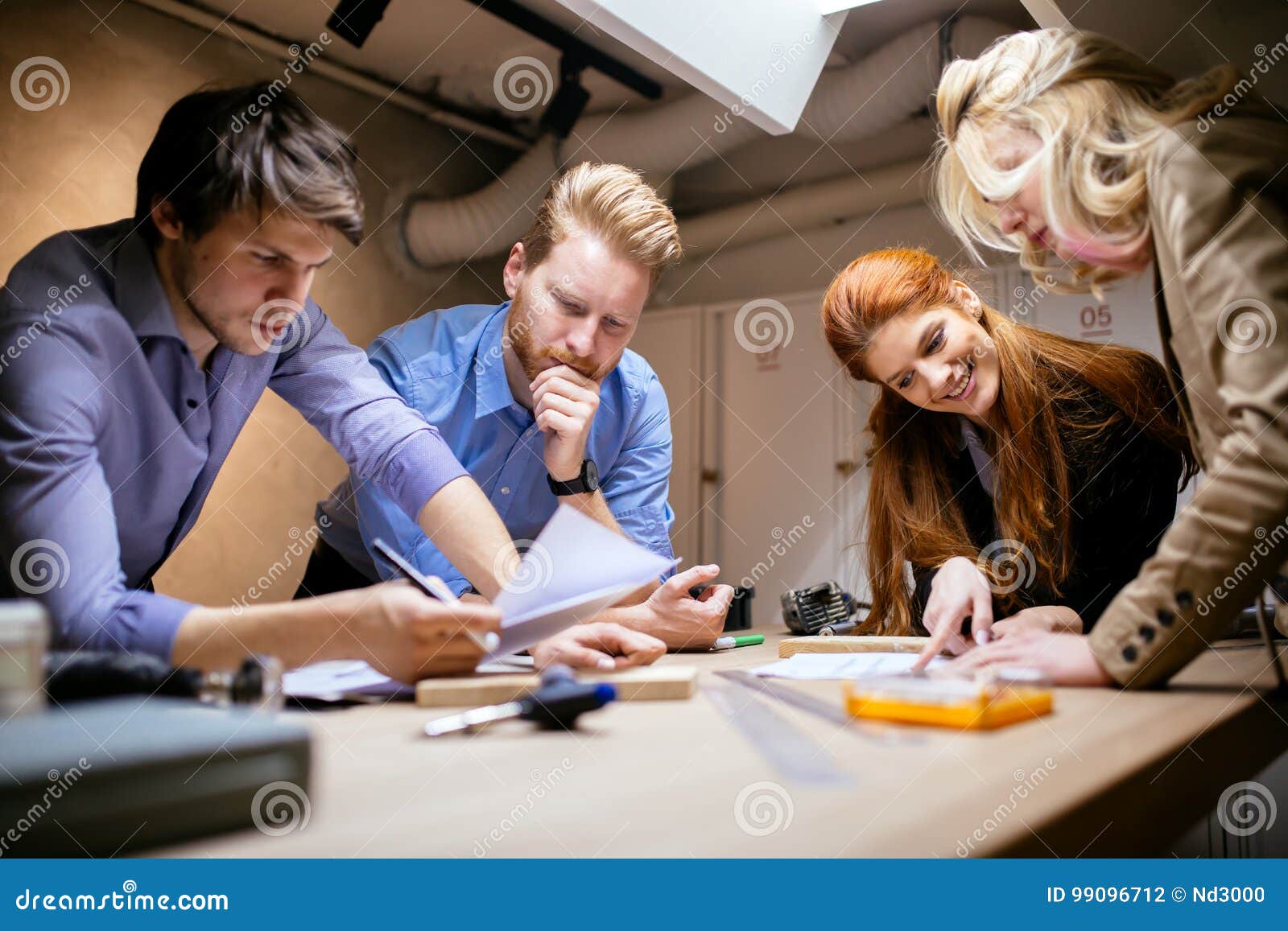 Creative Workers Designing and Planing Stock Photo - Image of ...