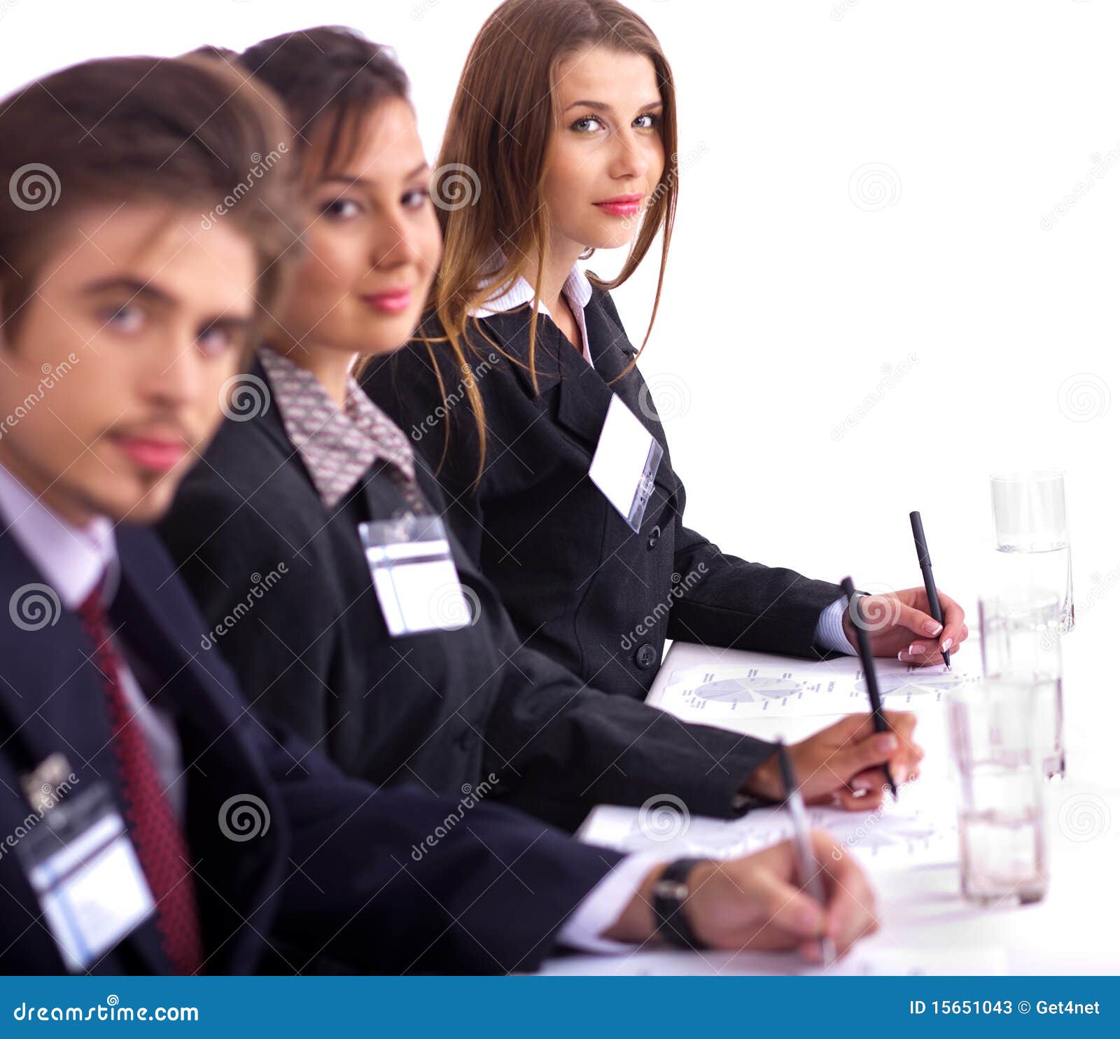 Creative workgroup meeting stock image. Image of looking - 15651043