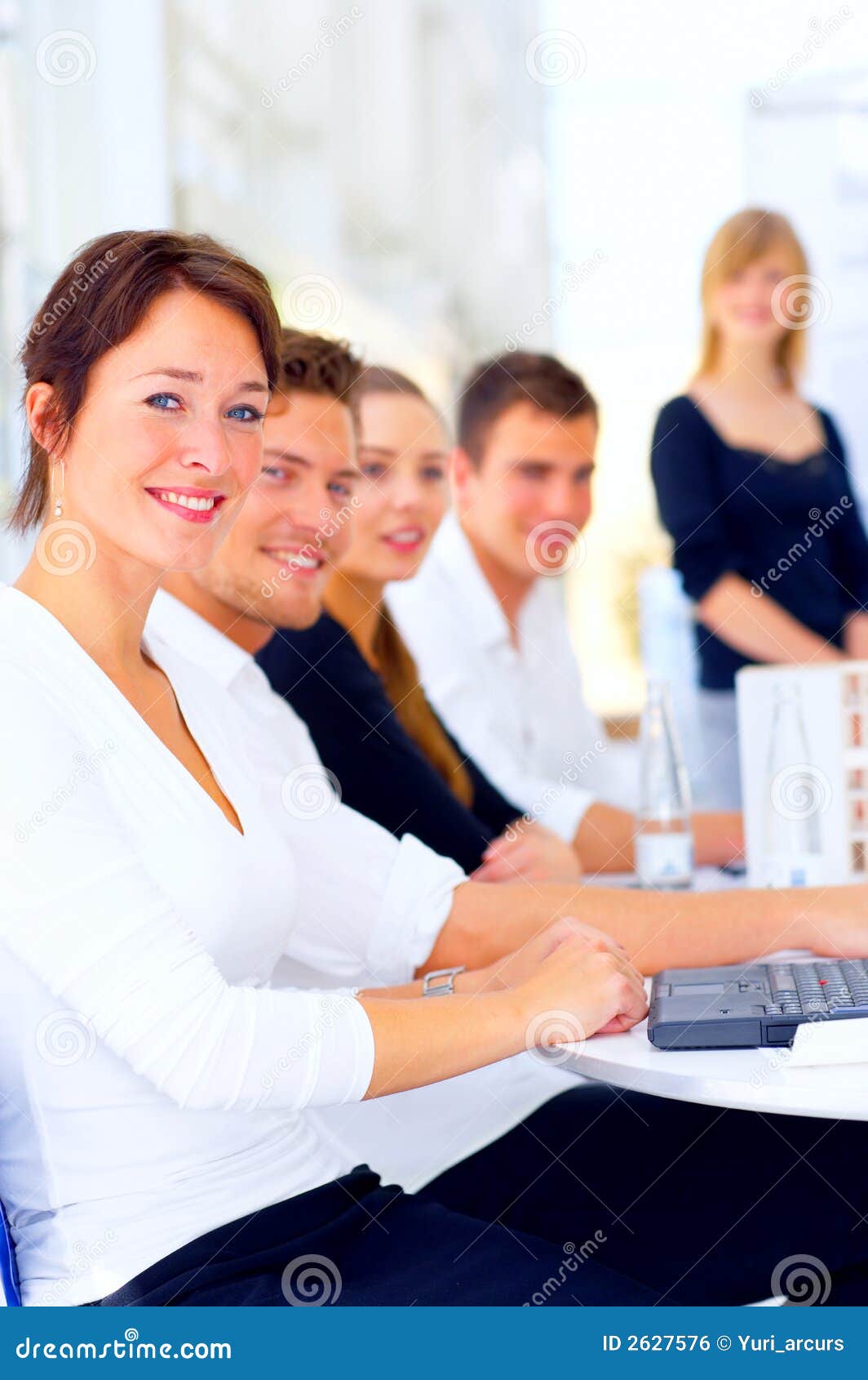 Creative workgroup meeting stock photo. Image of front - 2627576