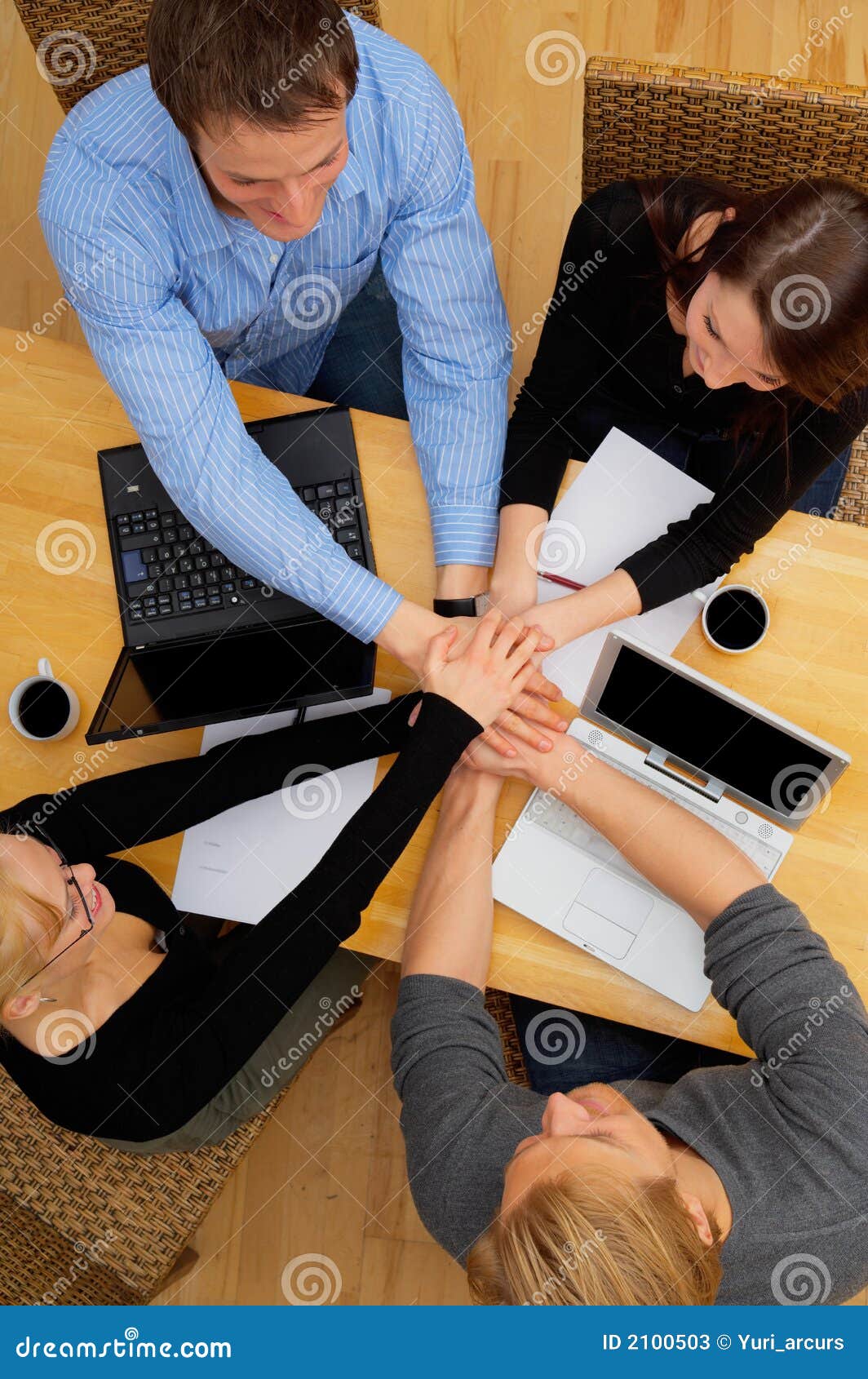 Creative Workgroup in United a Stock Image - Image of business, group ...