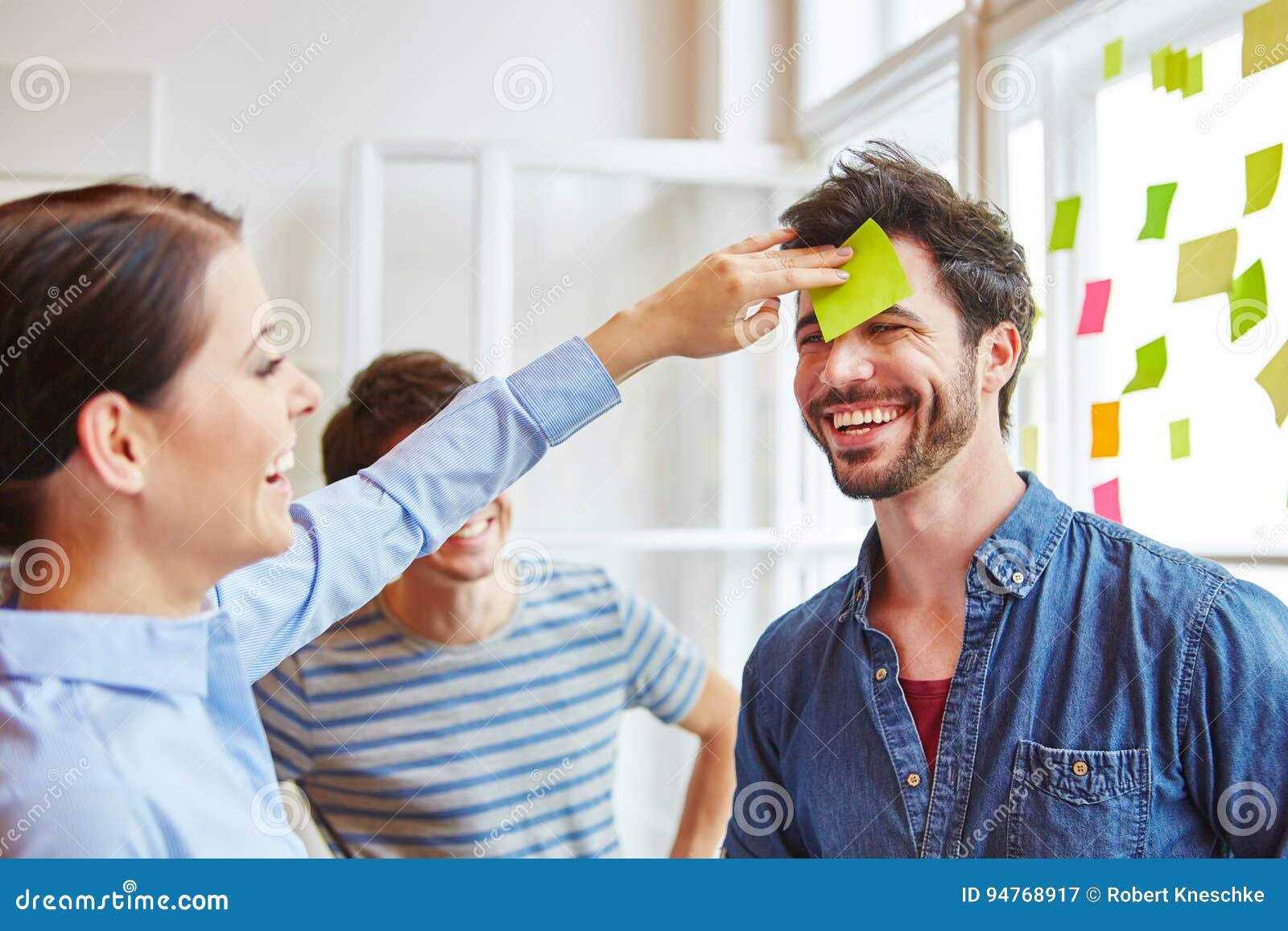 Creative Workshop for Team Building Stock Image - Image of forehead ...