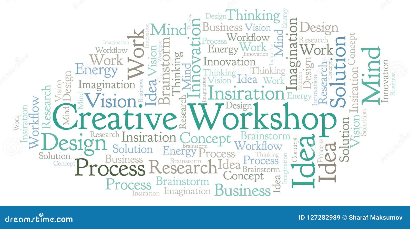 Workshop Word Written On Yellow Background With Blue Kinetic Sand ...