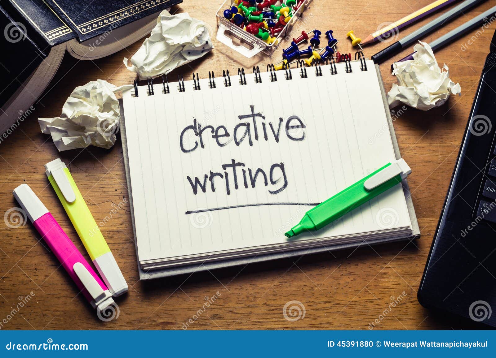 Creative Writing stock photo. Image of creativity, original - 45391880