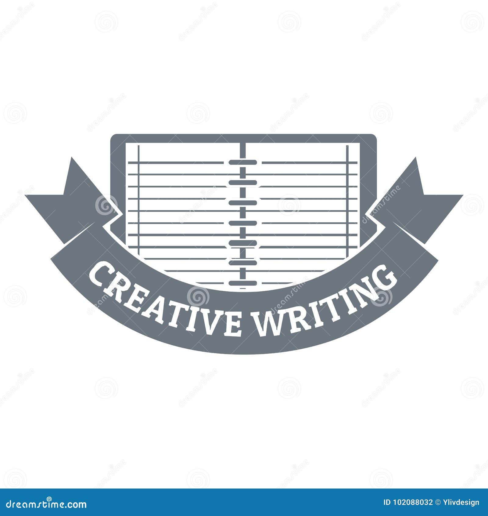 Creative Writing Logo, Vintage Style Stock Vector - Illustration of ...