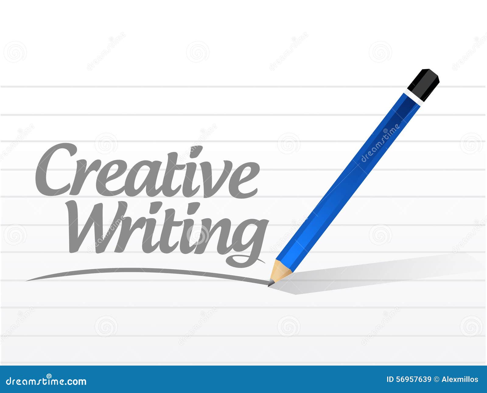 Creative Writing Message Illustration Stock Illustration - Illustration ...