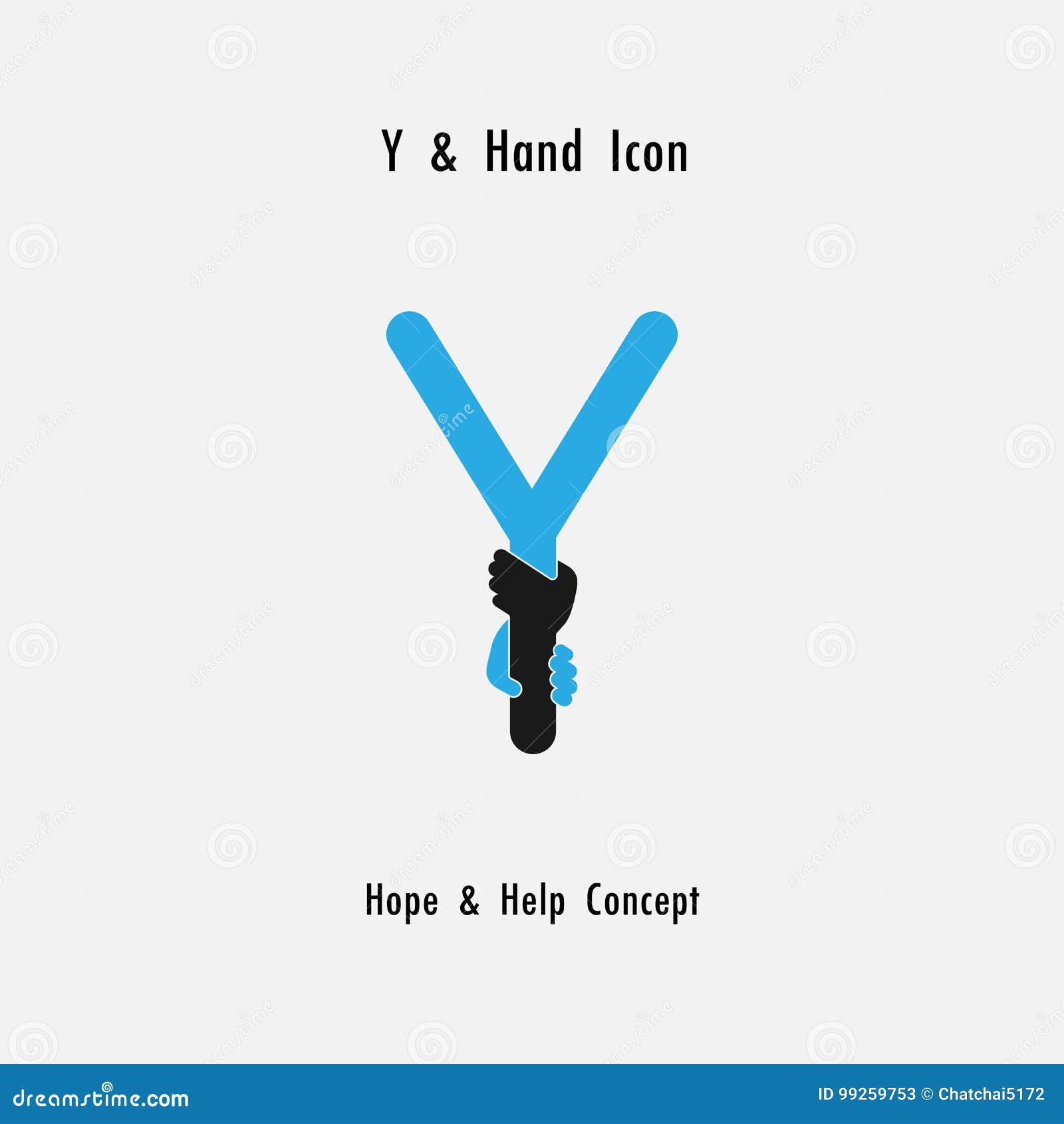 Creative Y- Alphabet Icon Abstract and Hands Icon Design Vector Stock ...