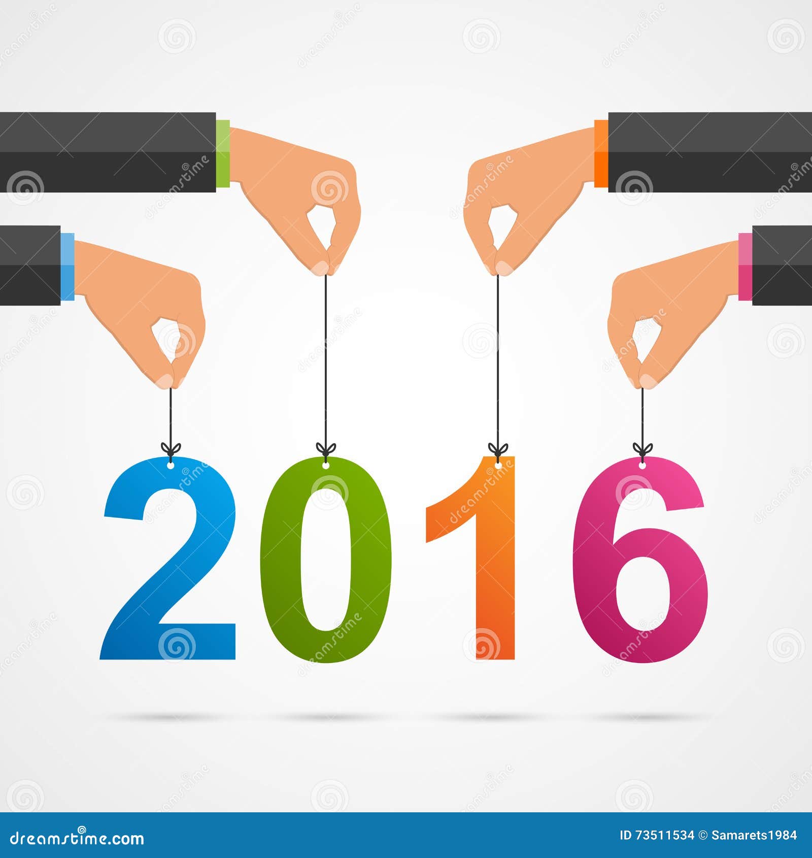 Creative Year design. stock vector. Illustration of label - 73511534