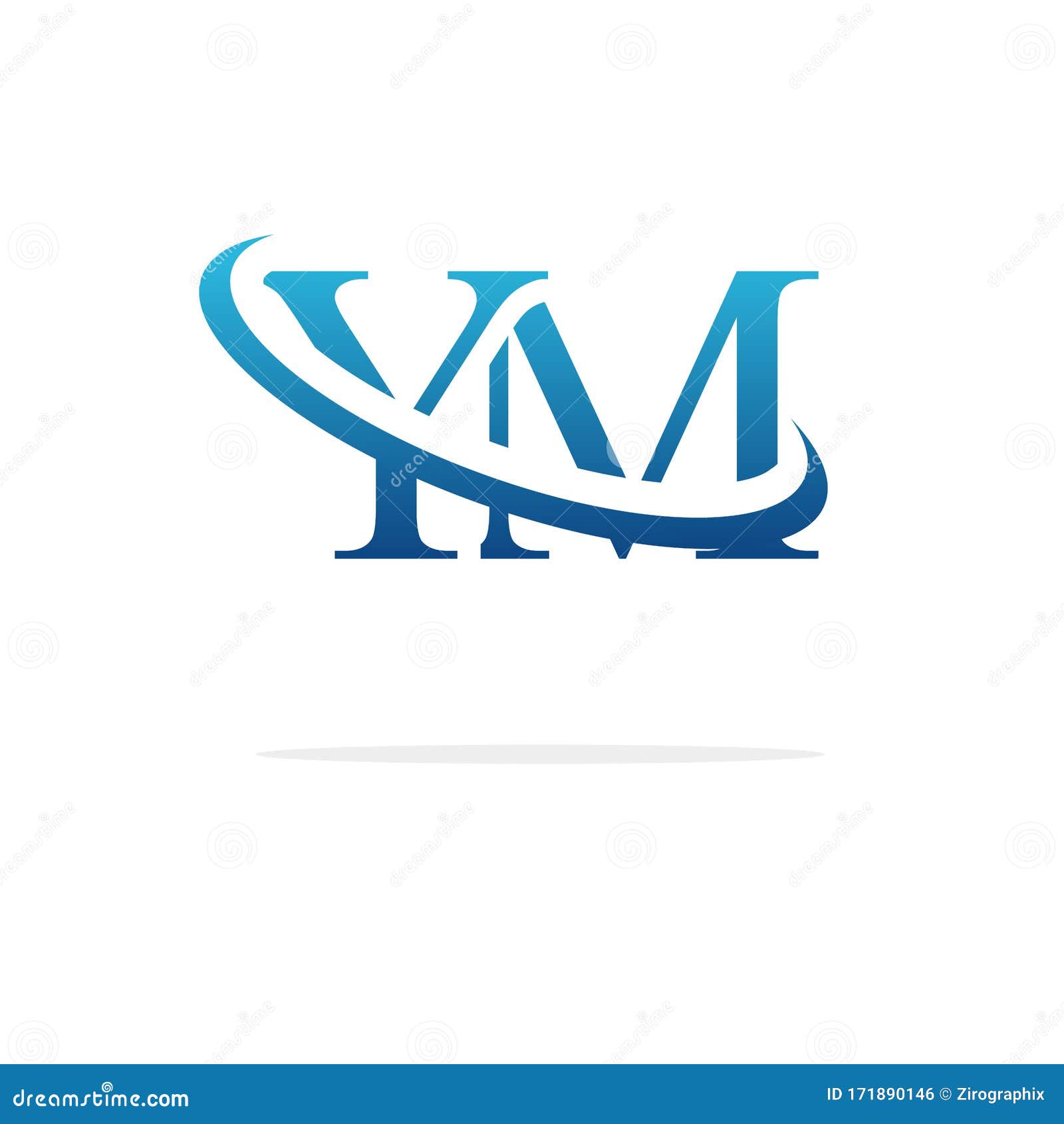 Creative YM Logo Icon Design Stock Vector - Illustration of sign ...