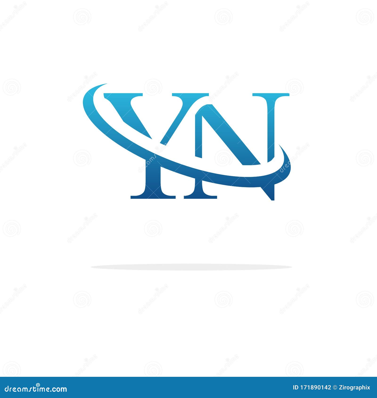 Creative YN Logo Icon Design Stock Vector - Illustration of sign ...