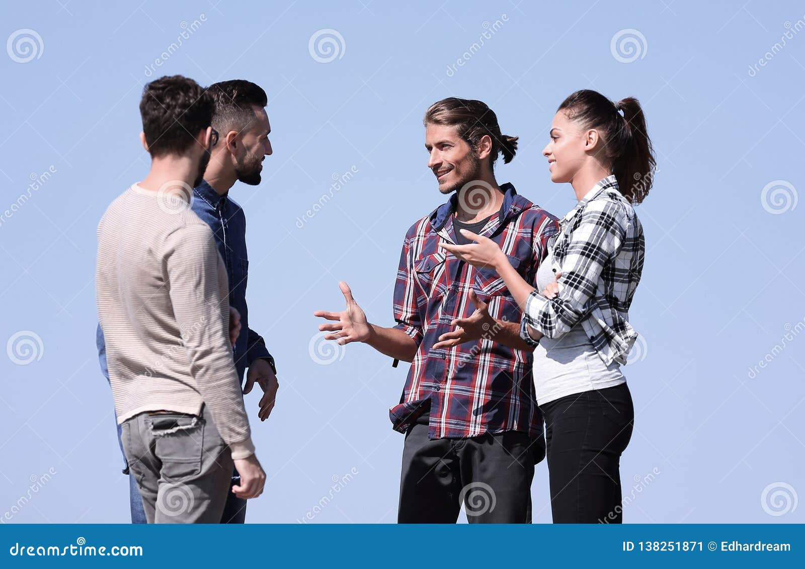 Creative Young People,discussing Their Problems. Stock Image - Image of ...