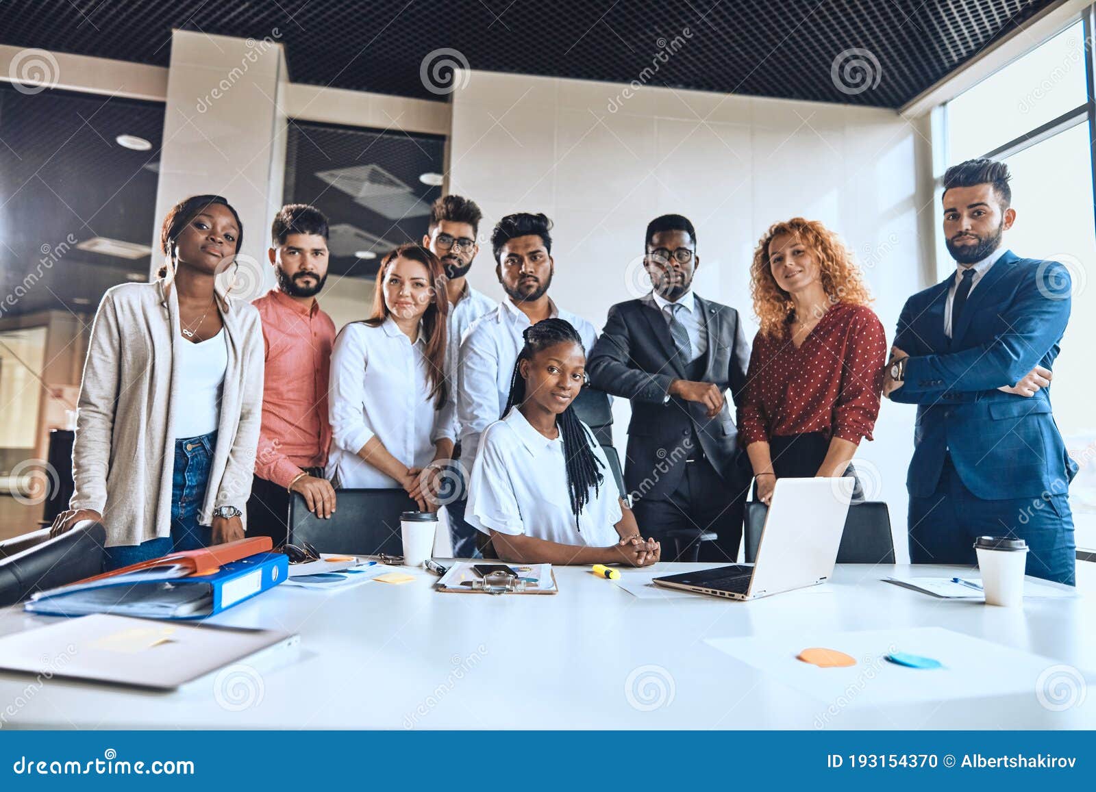 Creative Young People with Prosperous Plans Stock Photo - Image of ...