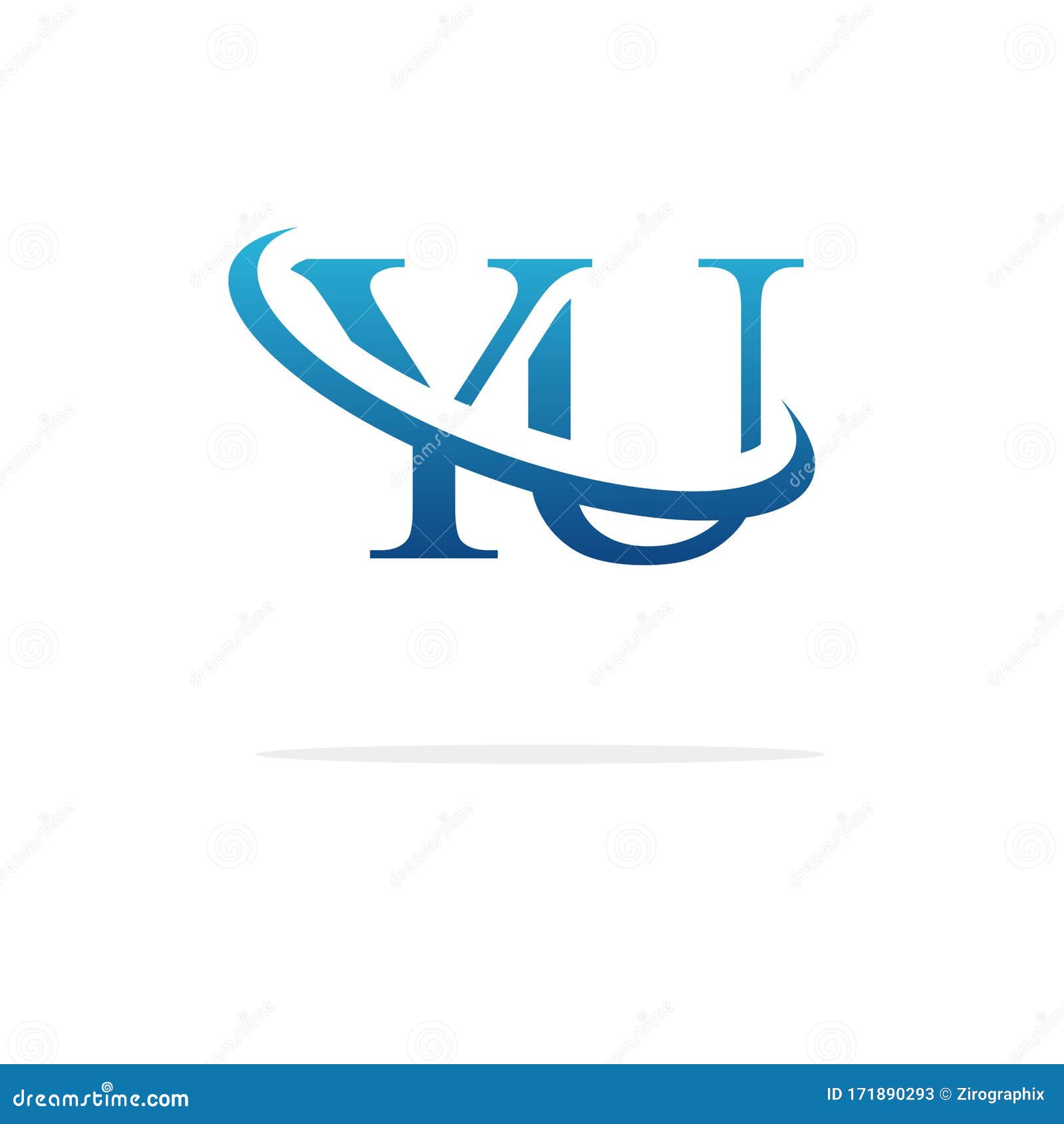Creative YU Logo Icon Design Stock Vector - Illustration of abstract ...