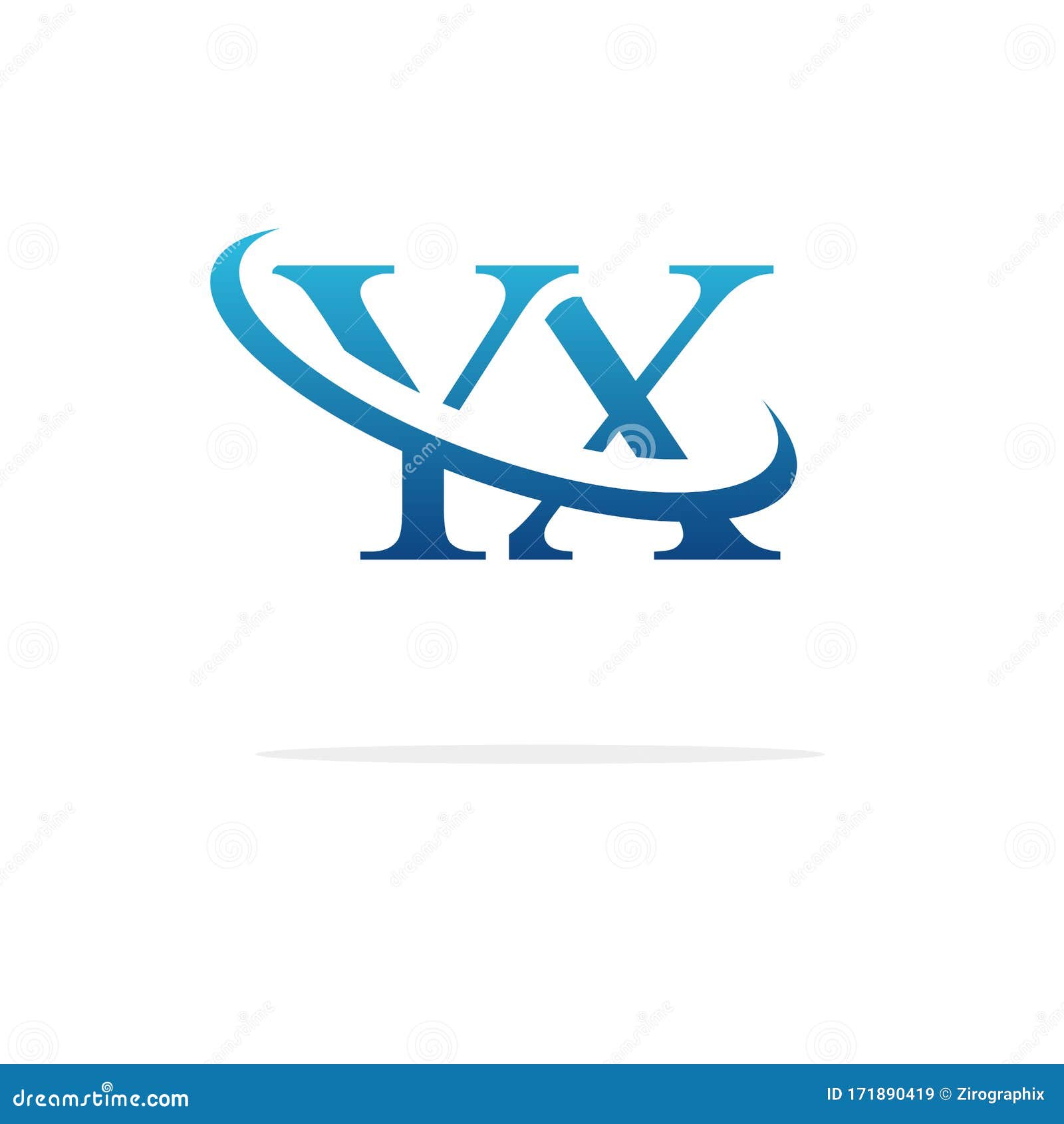 Creative YX Logo Icon Design Stock Vector - Illustration of blue, full ...