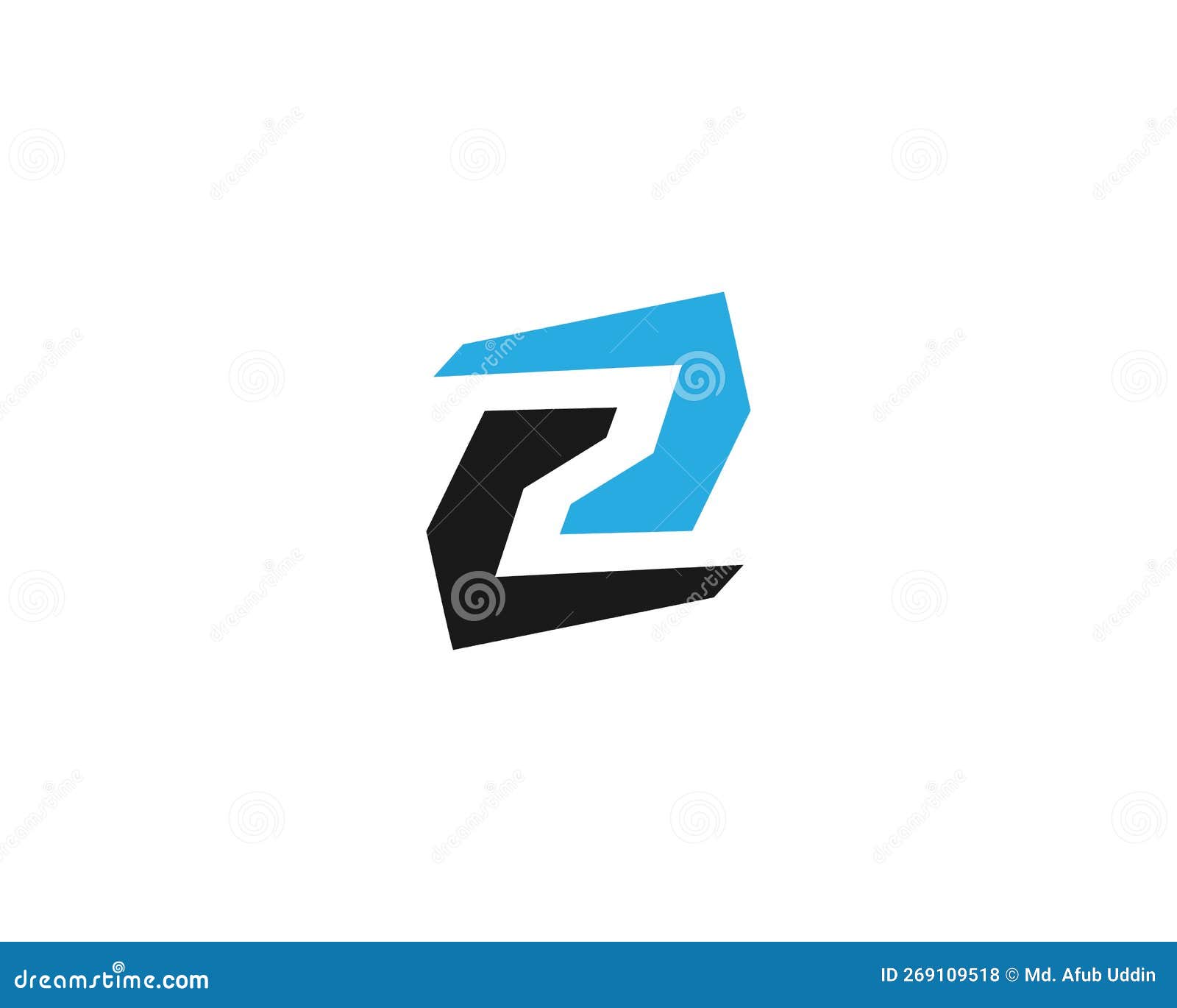 Creative Z Letter Logo stock vector. Illustration of signage - 269109518