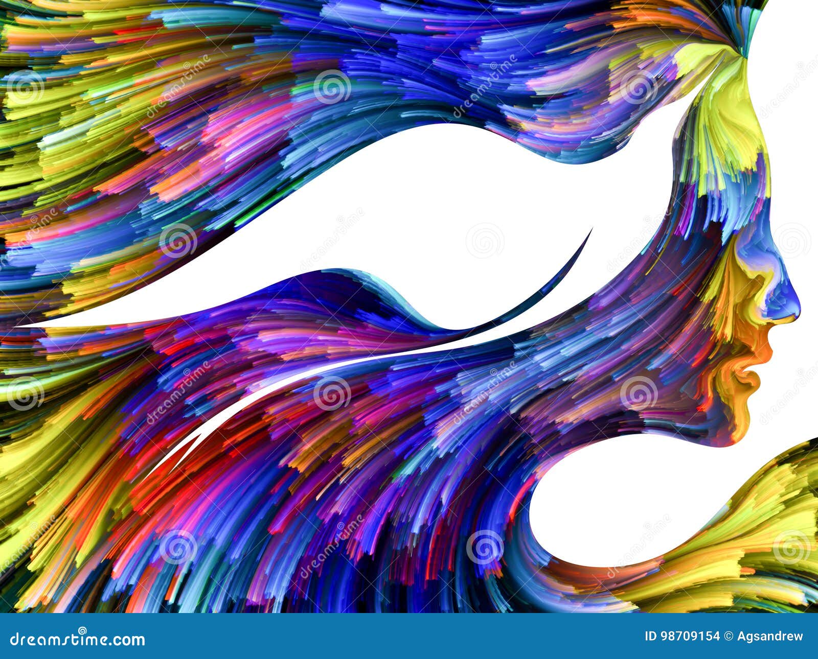 Creatividad colorida stock de ilustración. Ilustración de estilo - 98709154