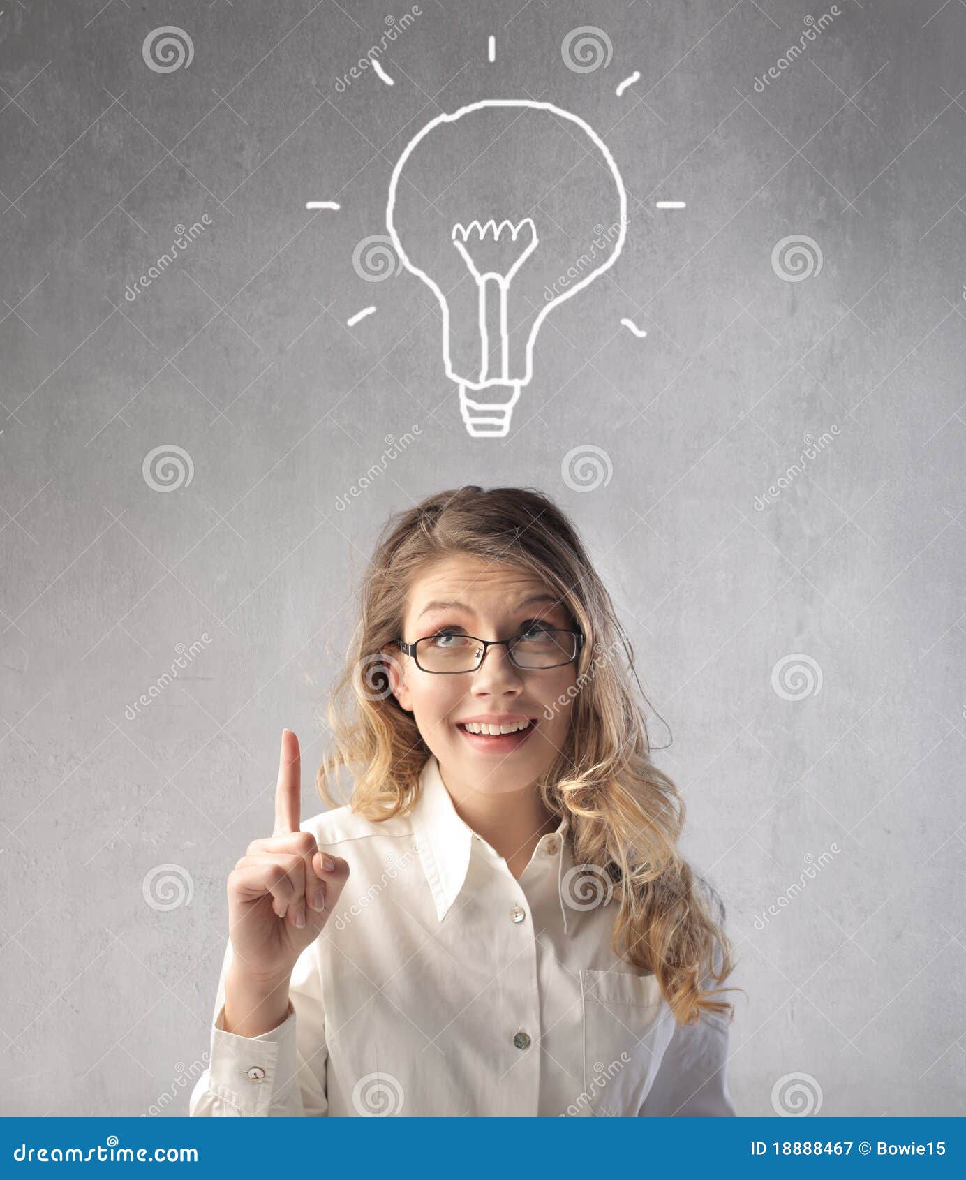 Creativity stock image. Image of female, mind, think - 18888467