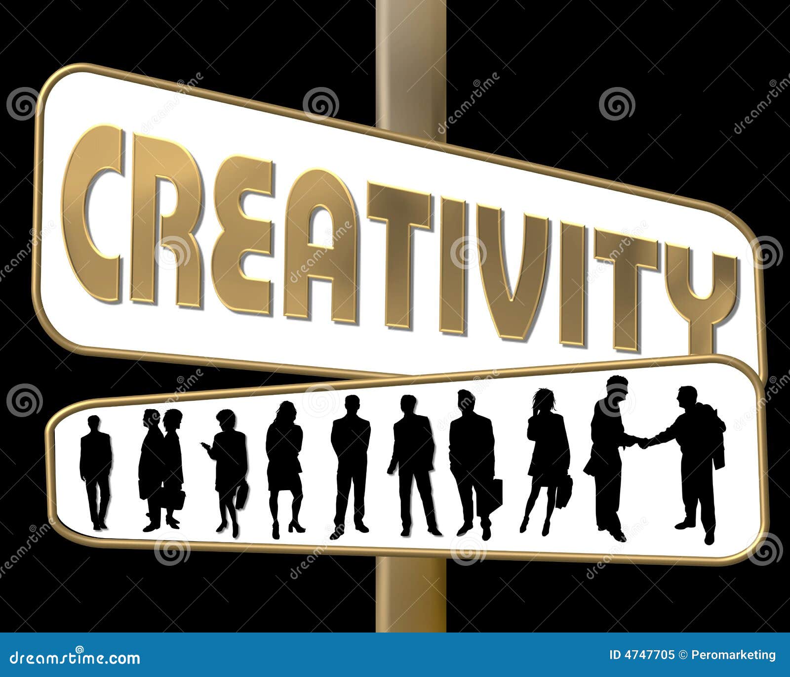 Creativity stock illustration. Illustration of color, partner - 4747705