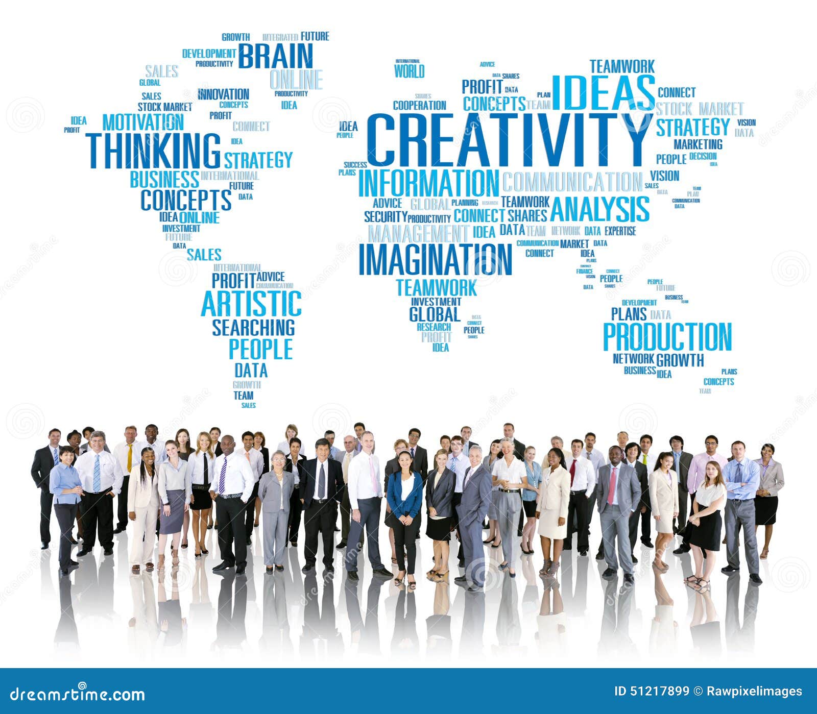 Creativity Artistic Imagination Inspiration Innovation Concept Stock ...