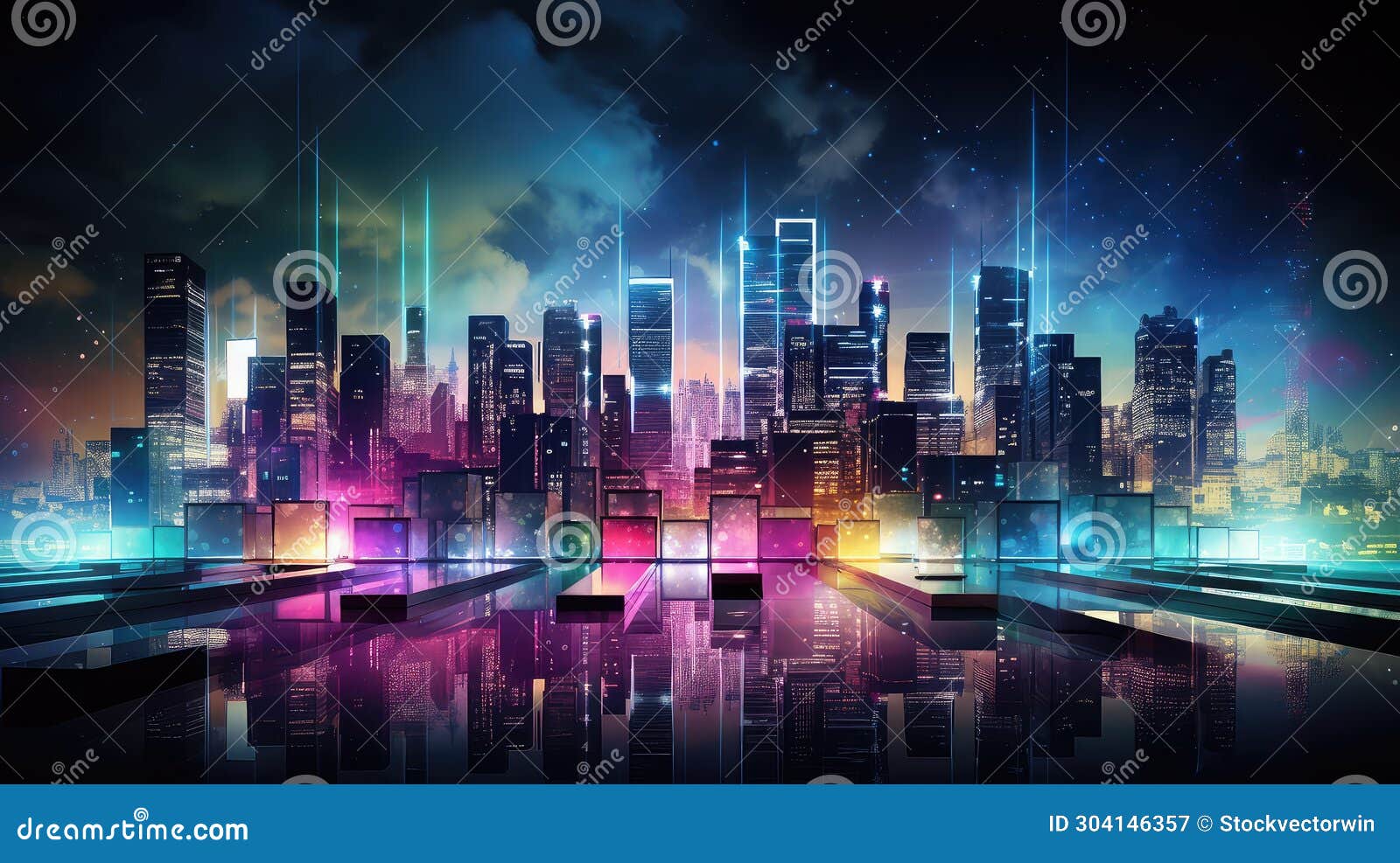 Creativity Backdrop Innovation Background Stock Illustration ...