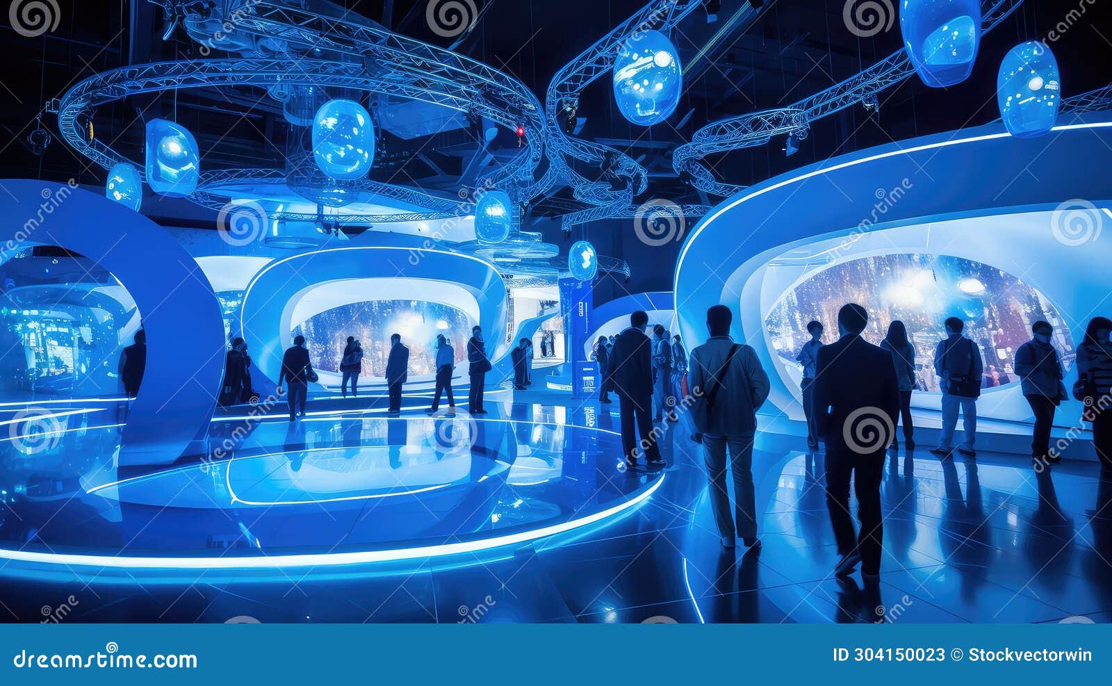 Creativity Blue Innovation Background Stock Illustration - Illustration ...