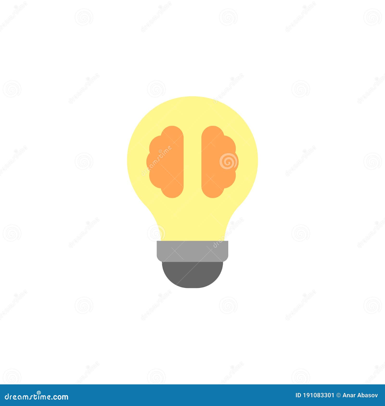 Creativity, Bulb, Brain Icon. Simple Line, Outline Vector Elements Of ...